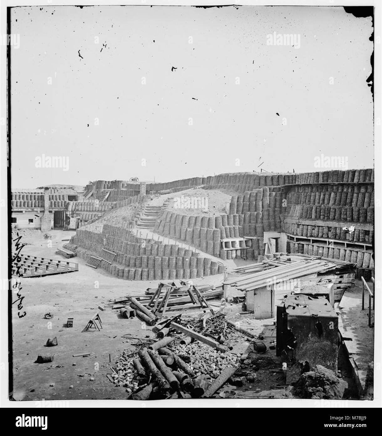 Civil war fort sumter 1861 Black and White Stock Photos & Images - Alamy