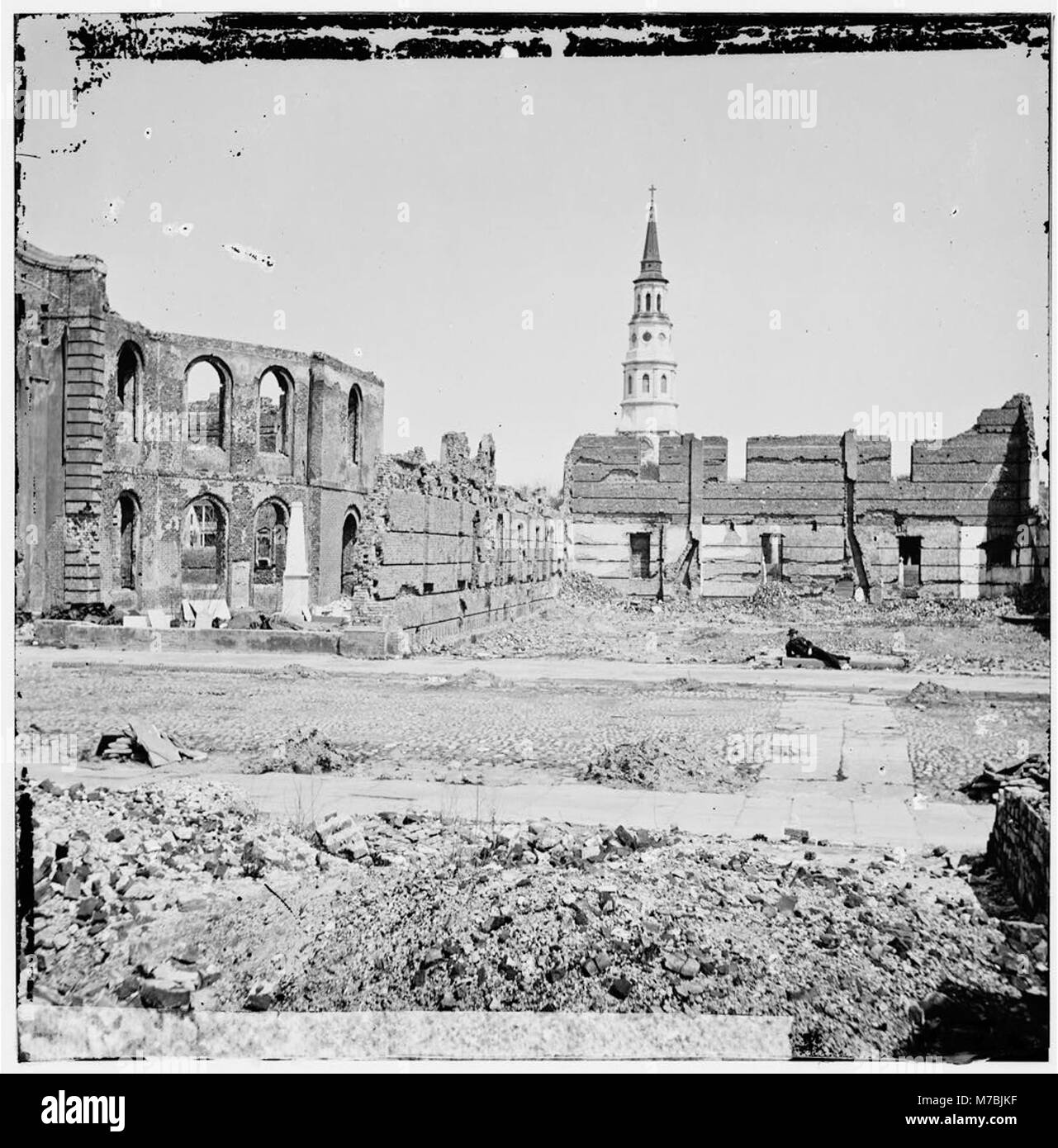 Photograph of the ruins of Secession Hall in Charleston, South Carolina ...