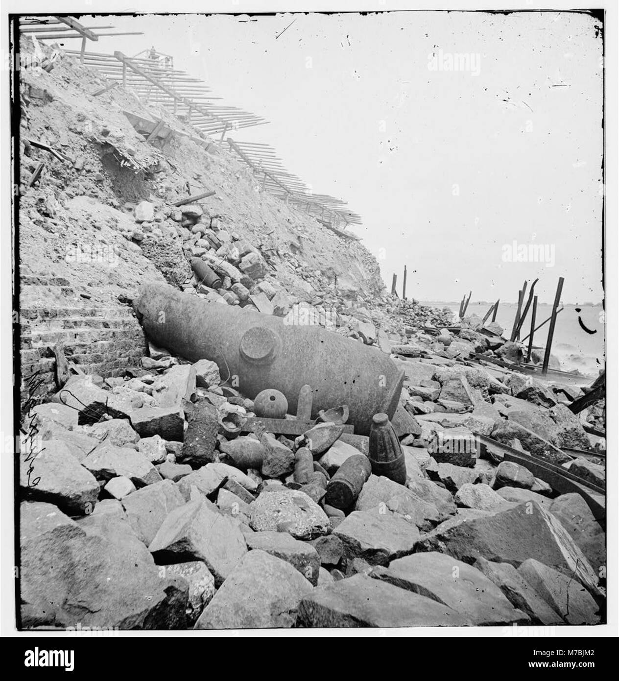Charleston, South Carolina. View of east face of Fort Sumter LOC cwpb ...