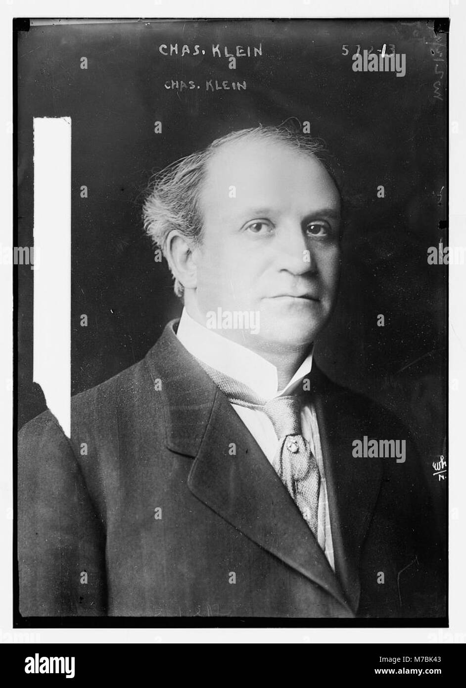 A portrait of Charles Klein, a figure notable in American history ...