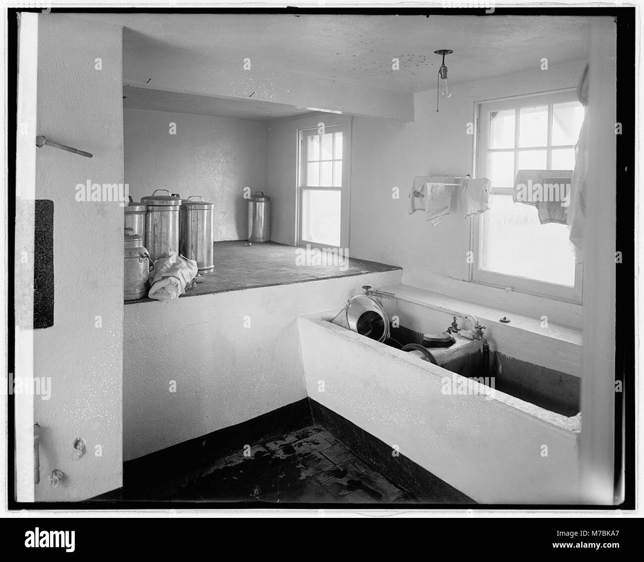A historical image of Chestnut Farms Dairy, a significant dairy ...