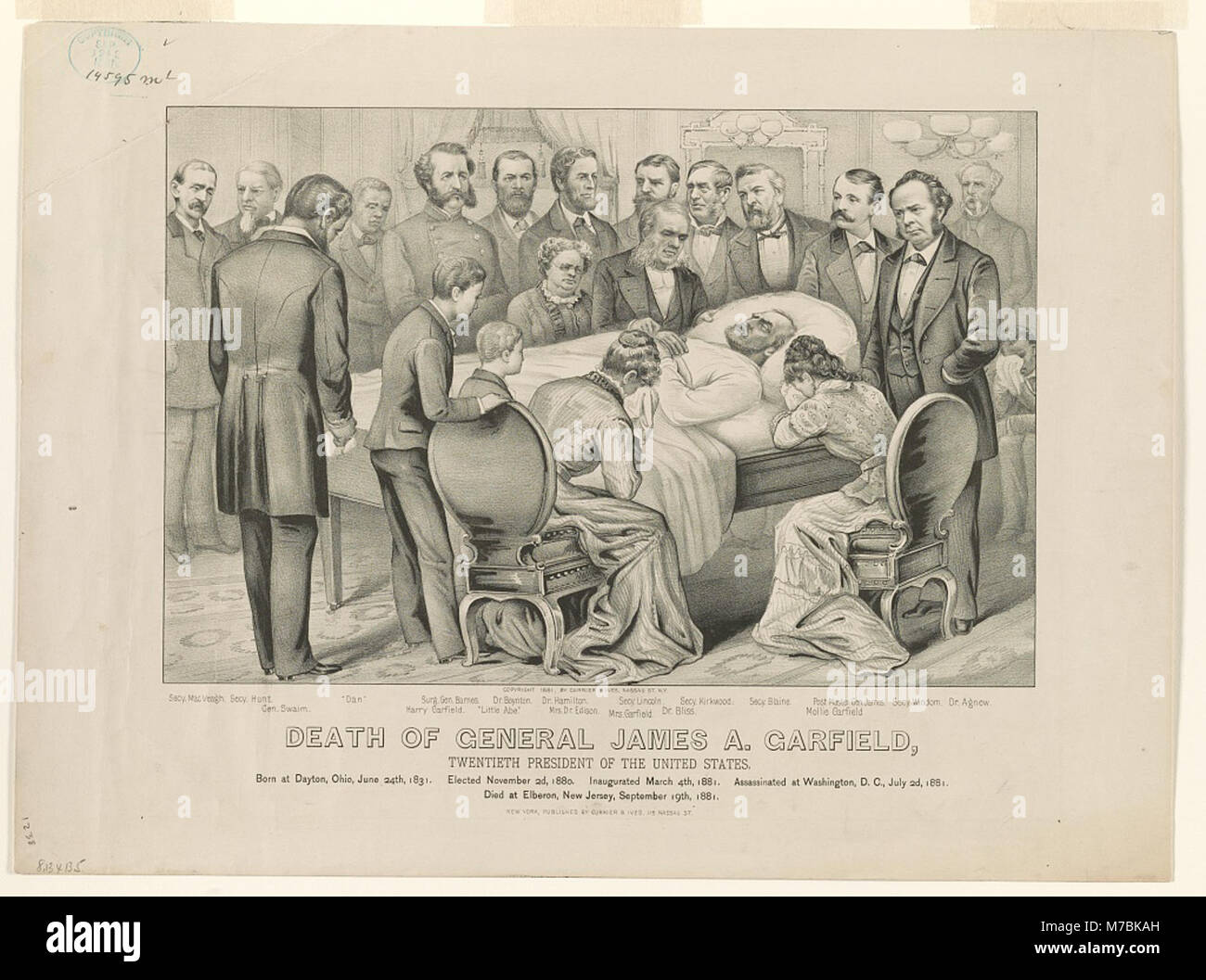 James garfield death hi-res stock photography and images - Alamy