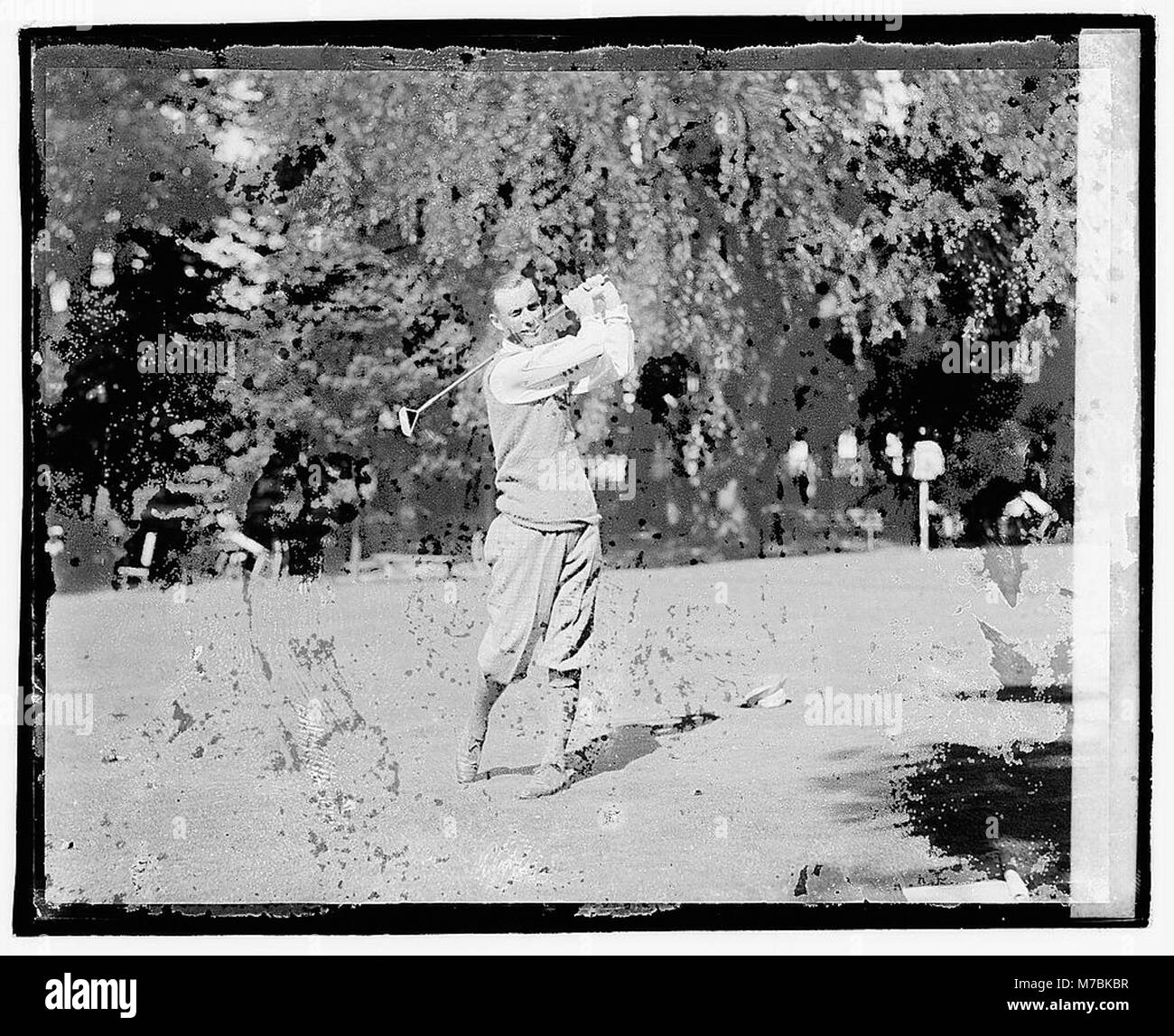 A portrait of Chick Evans, reflecting his career and achievements as a ...