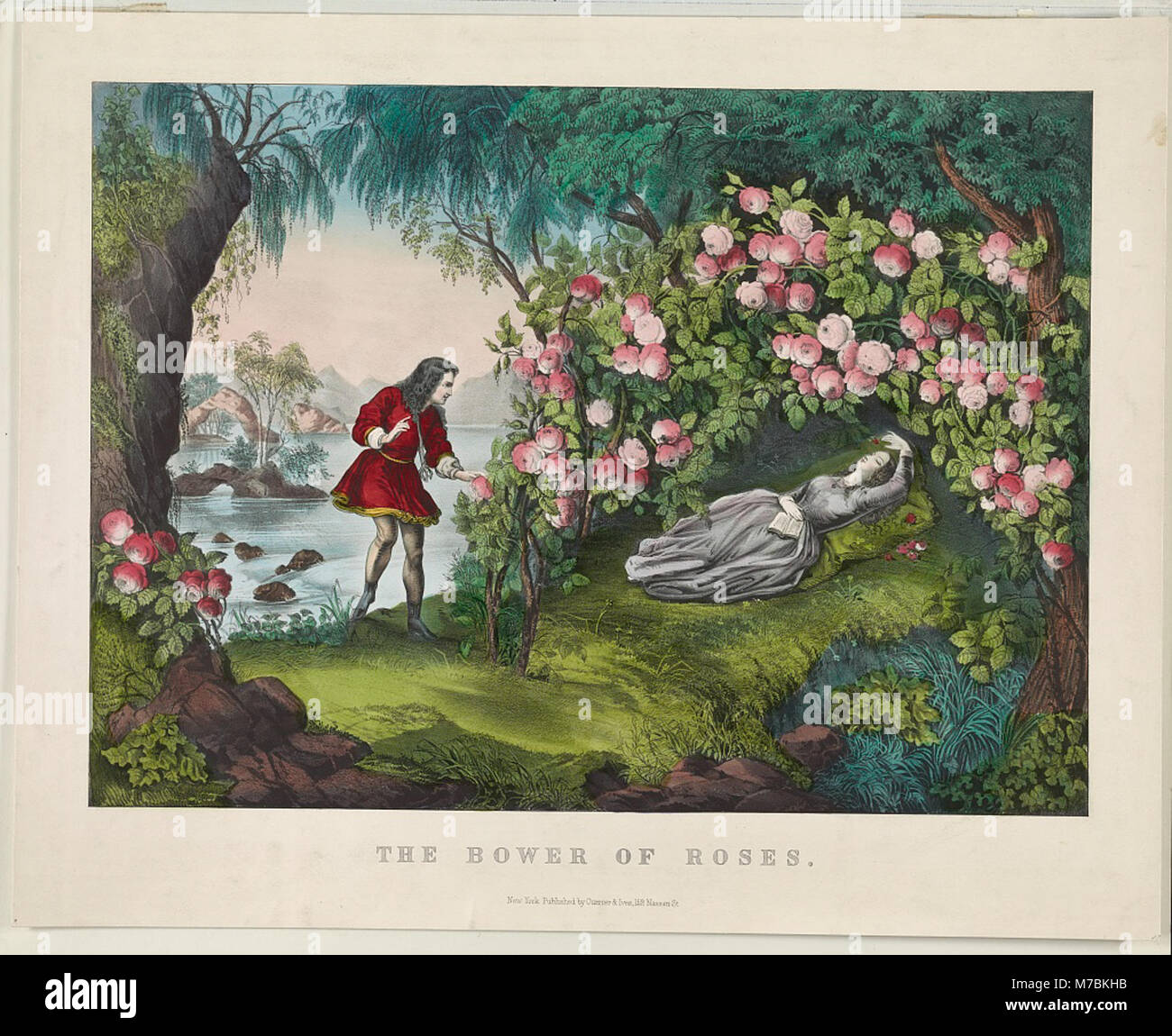 The Bower of Roses is an image showcasing a garden structure, covered ...