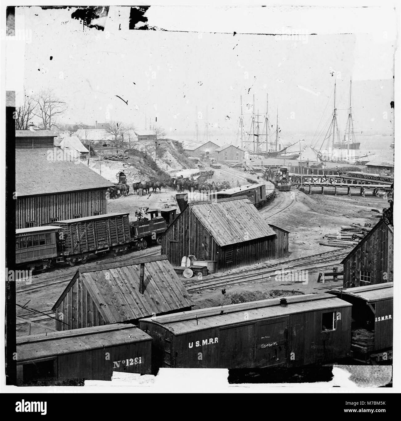 City Point, Virginia, a key transportation hub during the Civil War, is ...