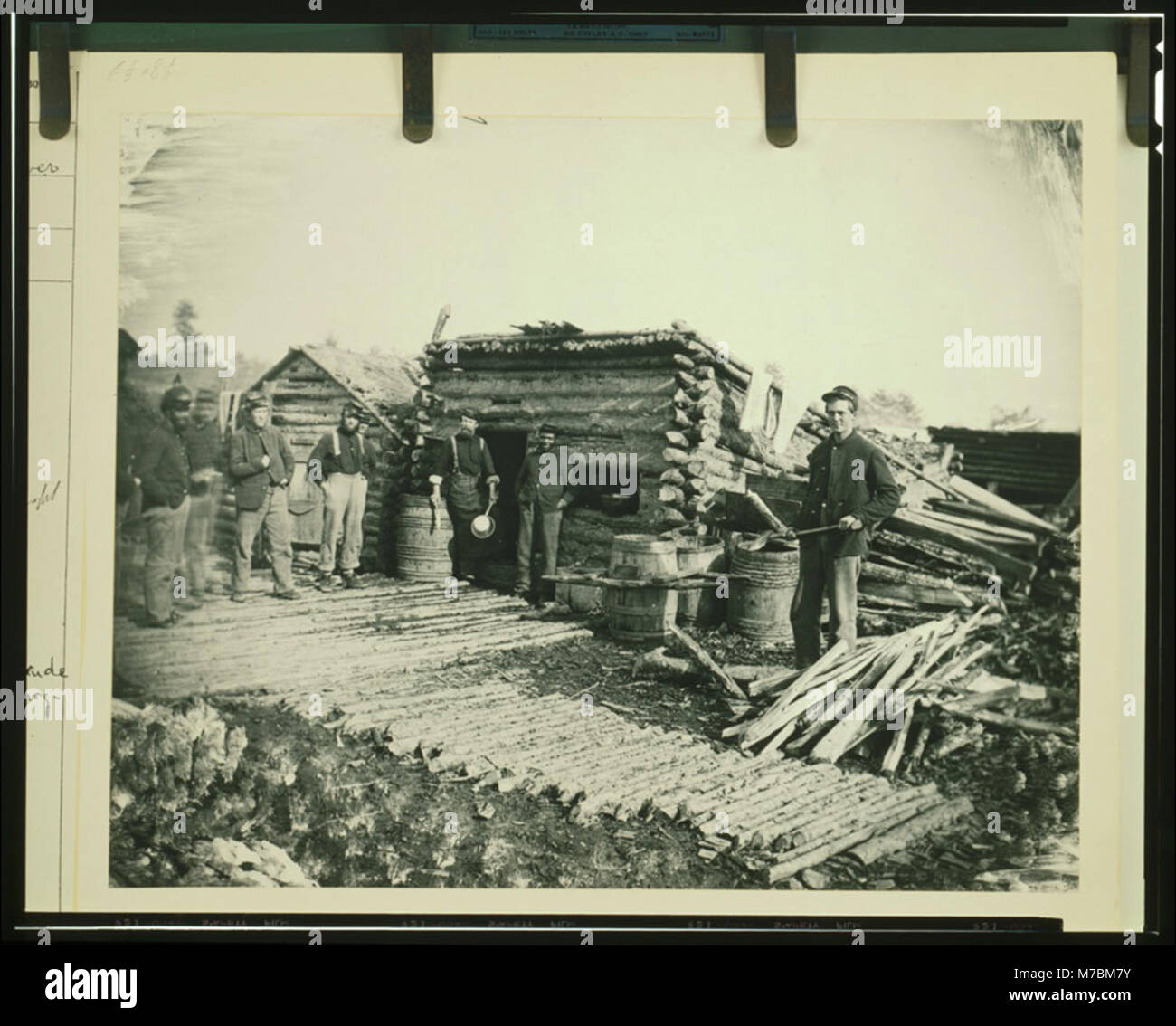 Civil War camp of the 6th N.Y. Artillery at Brandy Station, Virginia ...
