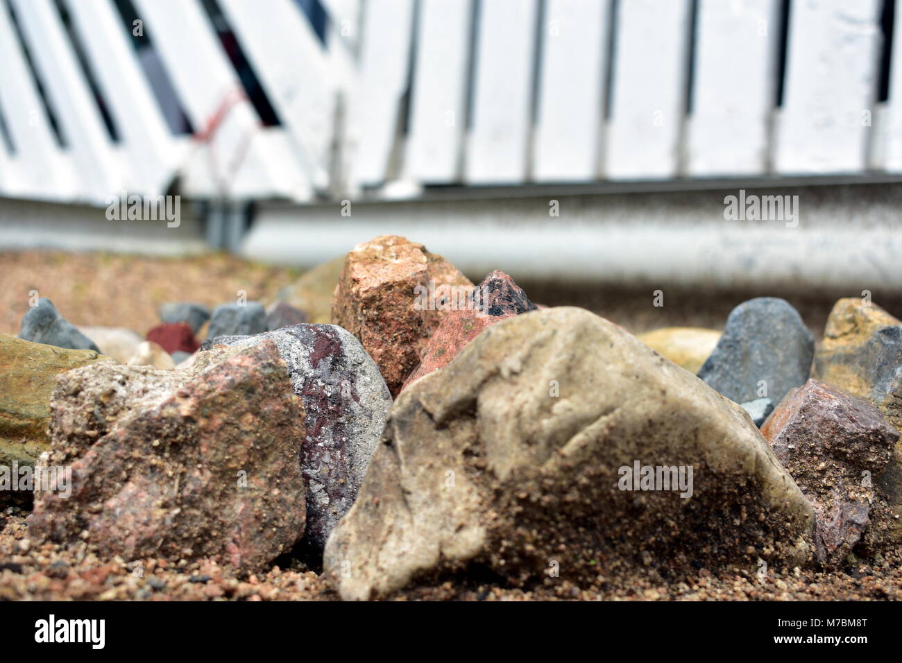 Granite and slate stones Stock Photo - Alamy