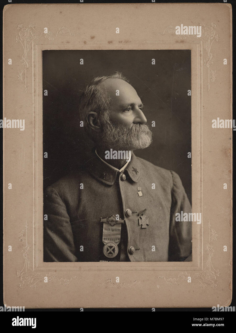A portrait of Richard P. Paddison, a Civil War veteran, illustrating ...