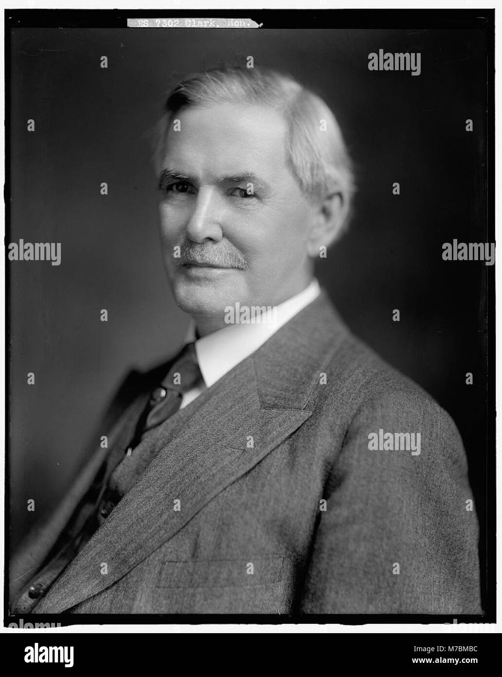 This photograph features Honorable Frank Clark, a prominent American ...