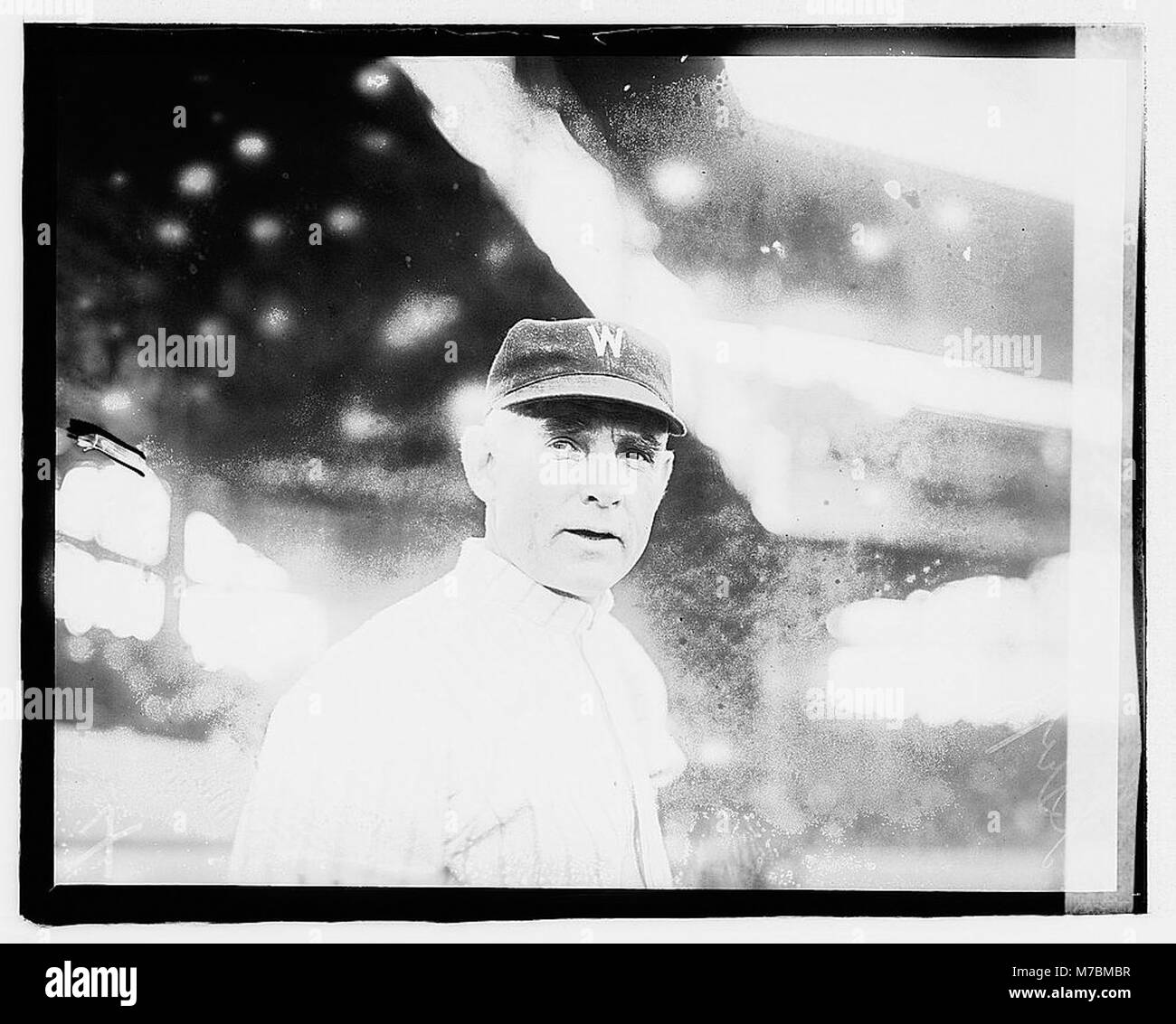 A photograph of Clark Griffith, a professional baseball player and ...