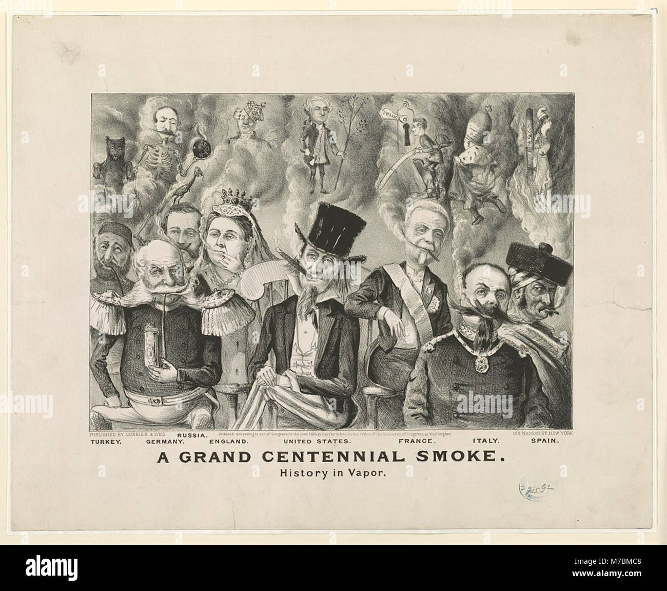 An artistic representation of history in vapor, symbolizing the passage ...