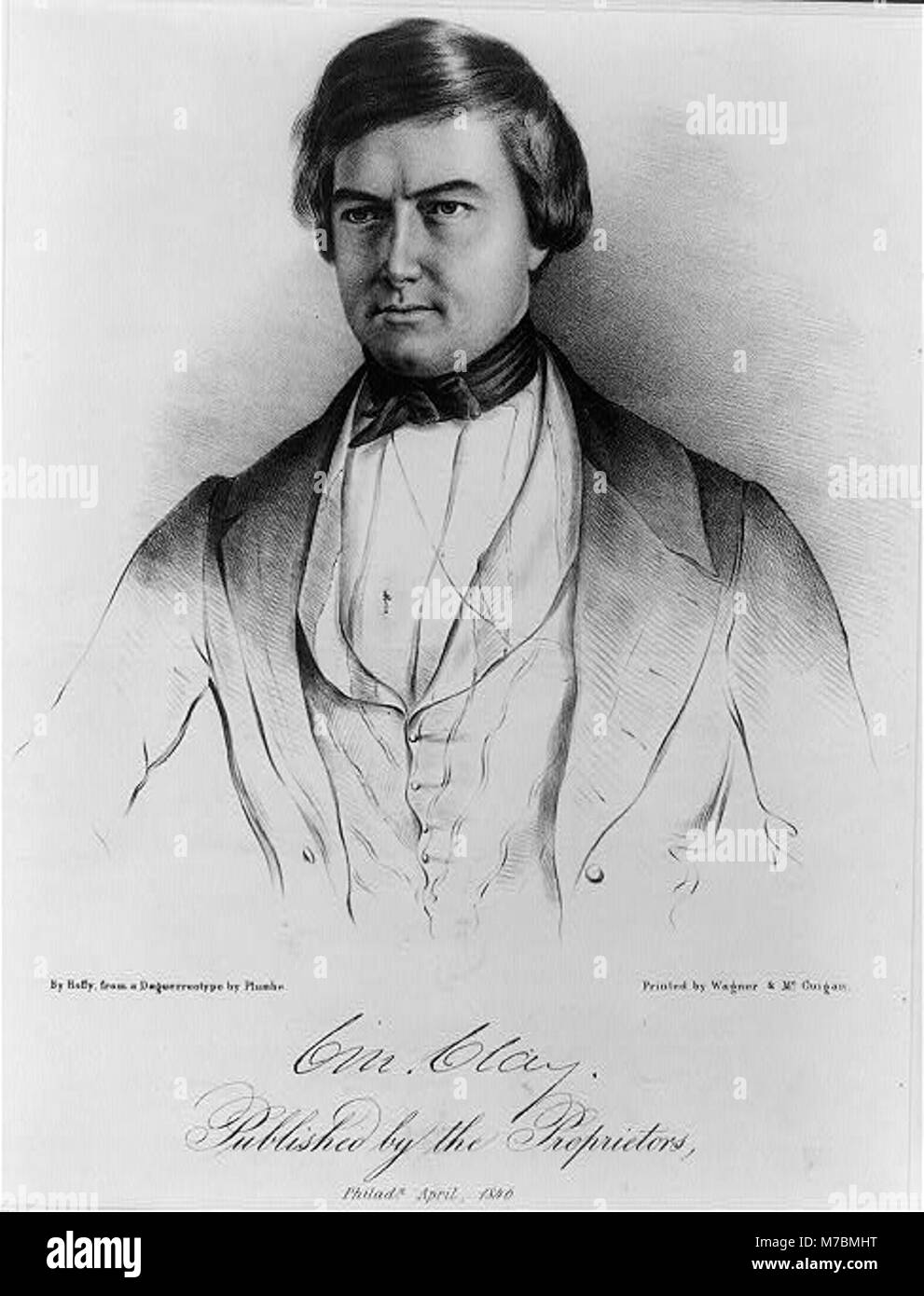 A photograph of Cm. Clay, whose historical or political contributions ...