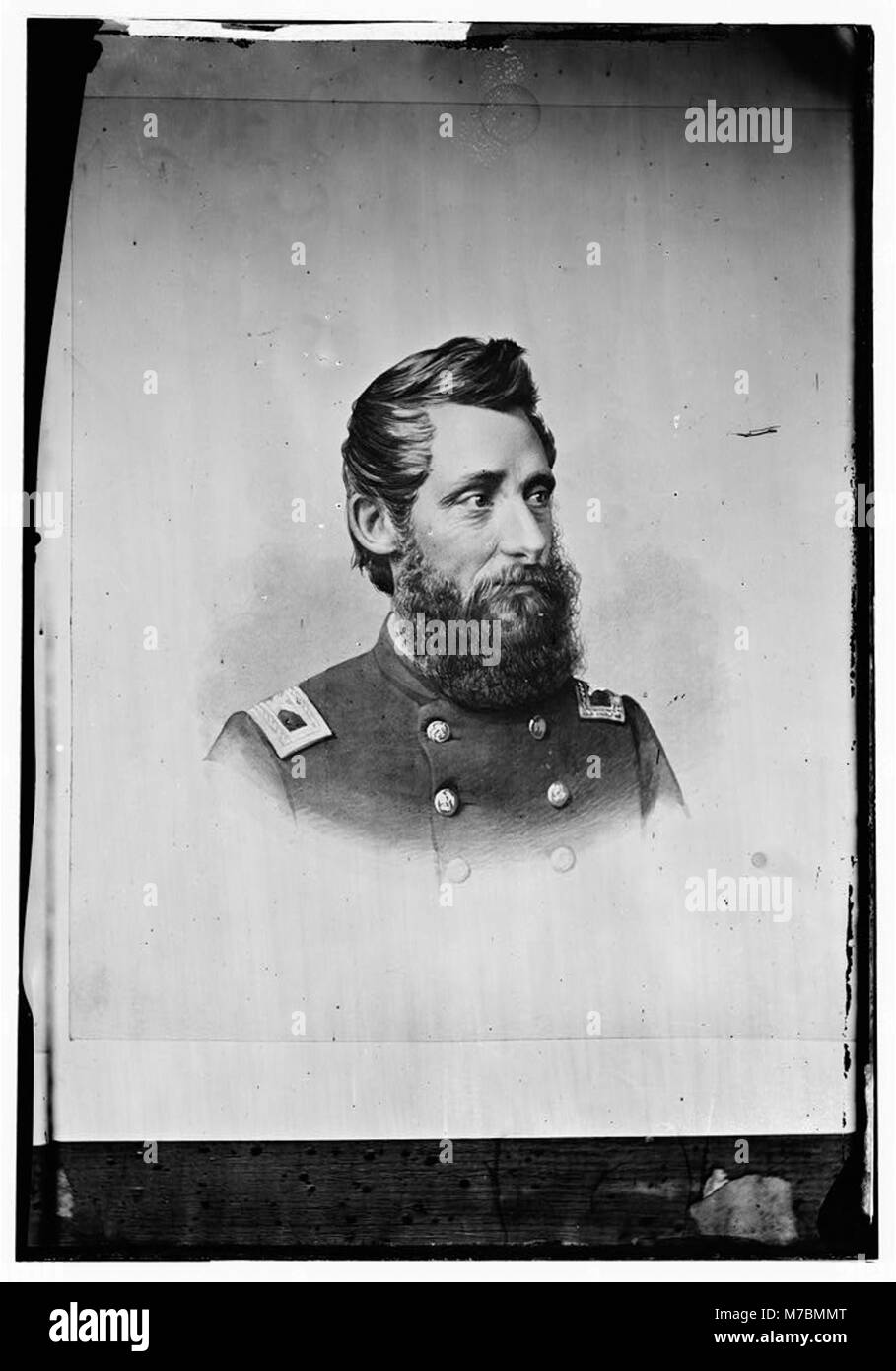 A portrait of Colonel Benjamin Grierson, a leader of the 6th Illinois ...