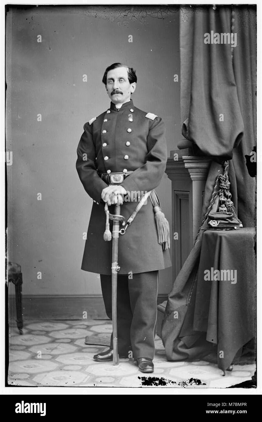 A portrait of Colonel E.C. Charles, commanding officer of the 42nd New ...