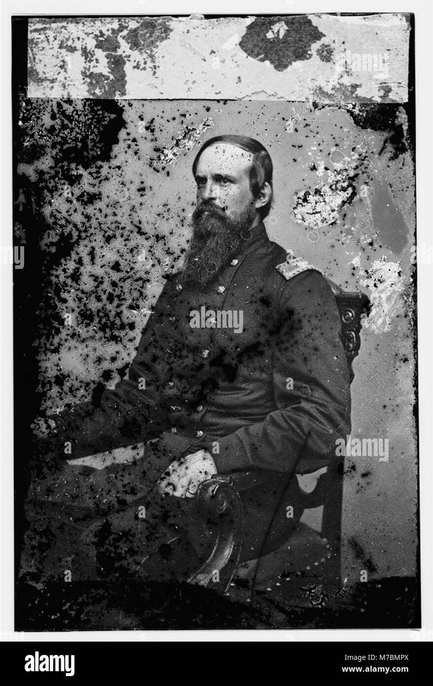 A historical portrait of Colonel E.E. Cross, who served in the 5th New ...