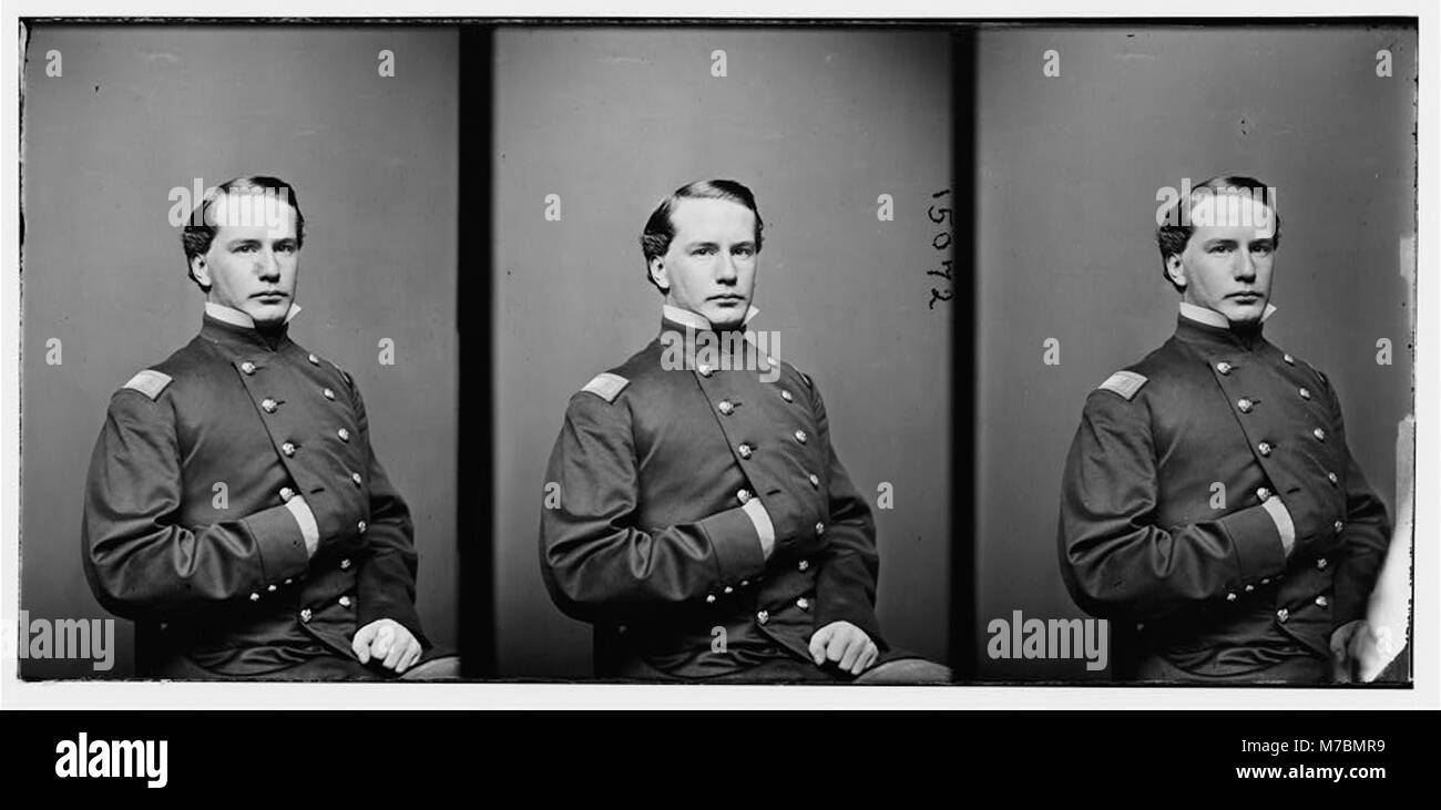A portrait of Colonel E.L. Price, a commanding officer in the 145th New ...