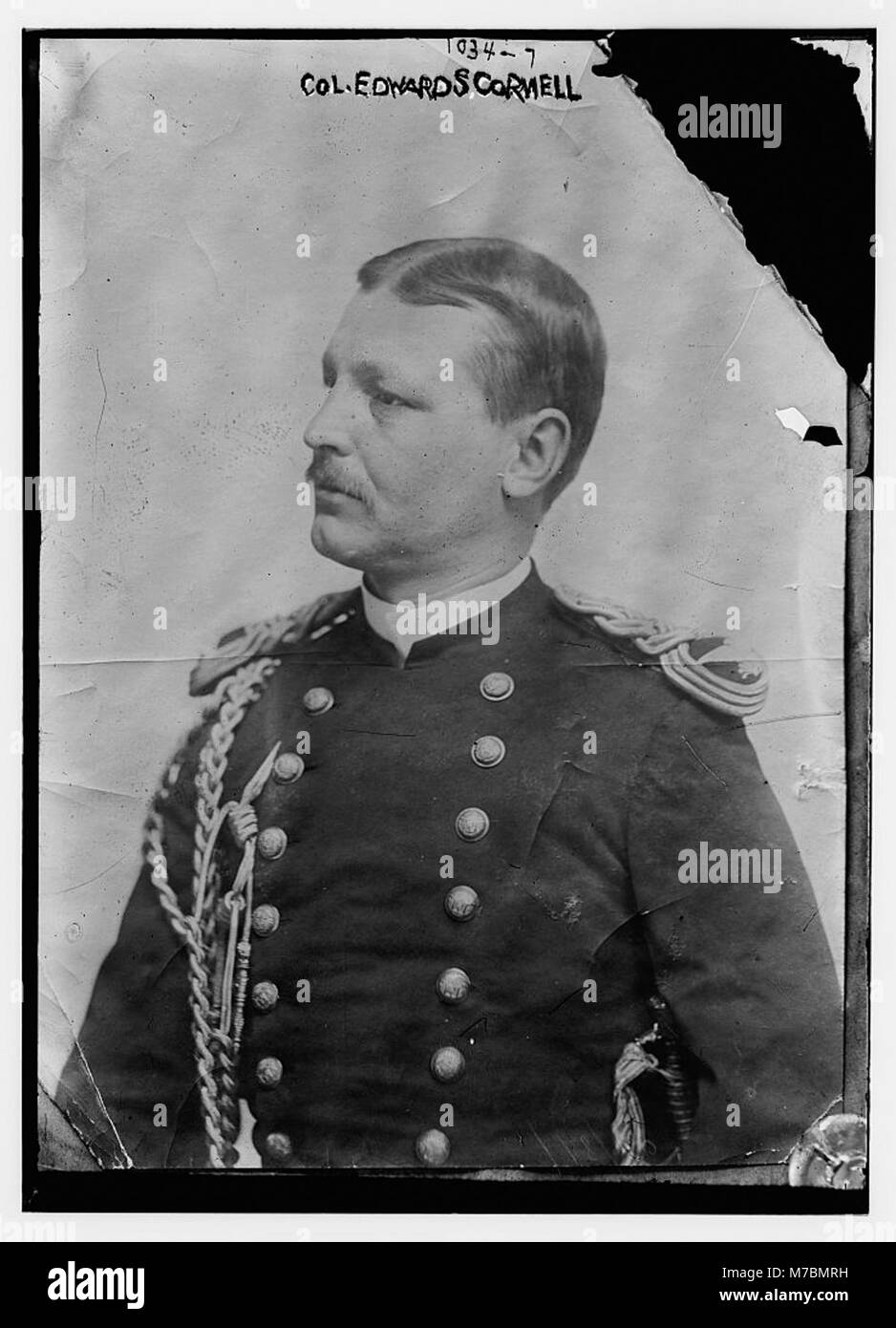 This image shows Colonel Edward S. Cornell, a distinguished military ...
