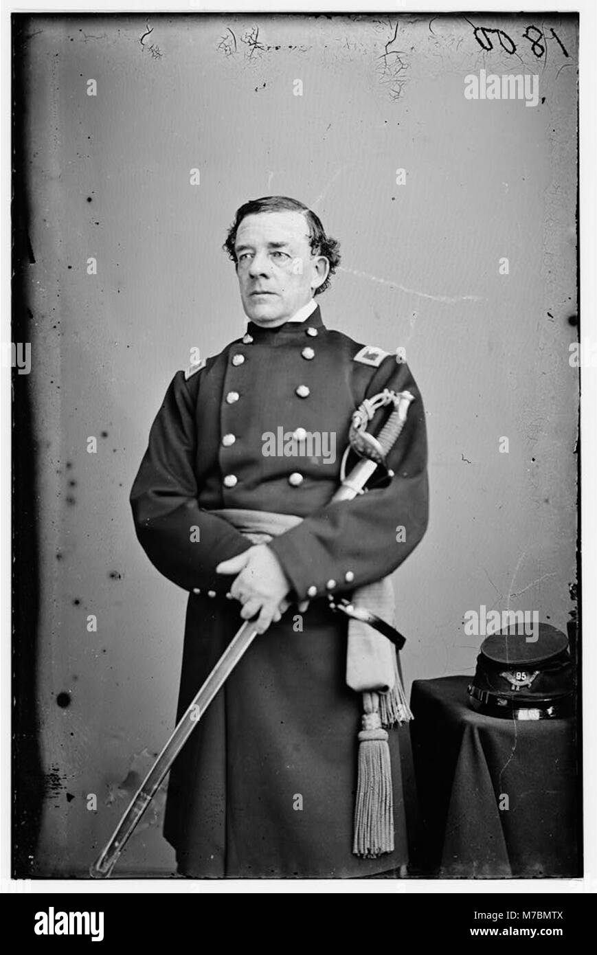 A portrait of Colonel G.H. Biddle, a prominent officer in the 95th New ...