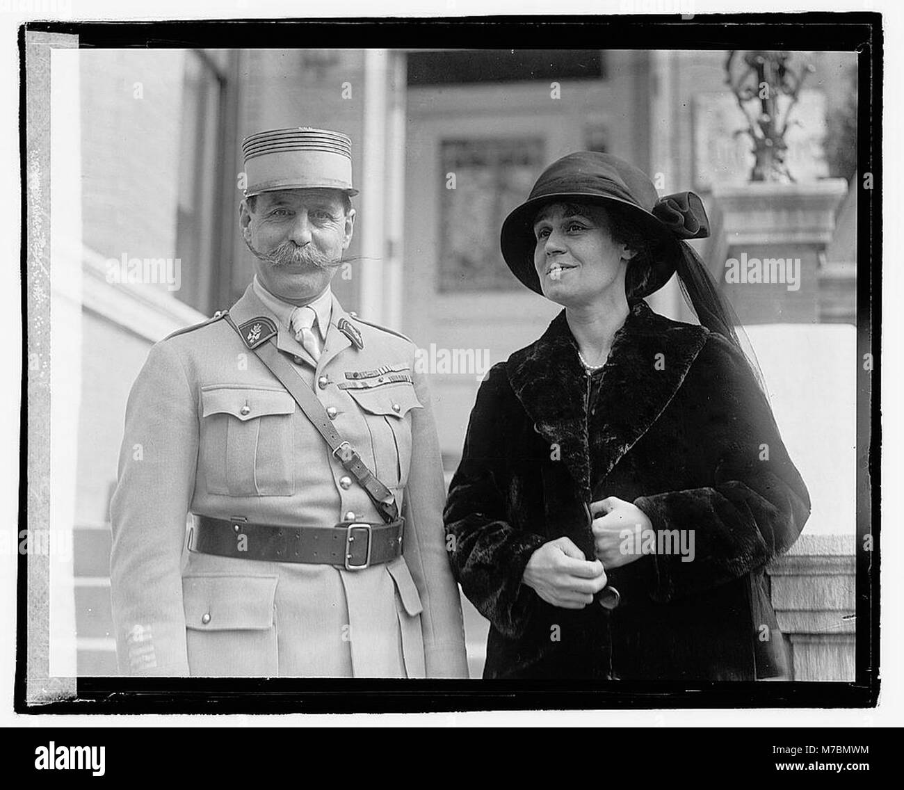 A photograph of Colonel George Dumont and his wife, likely from the ...