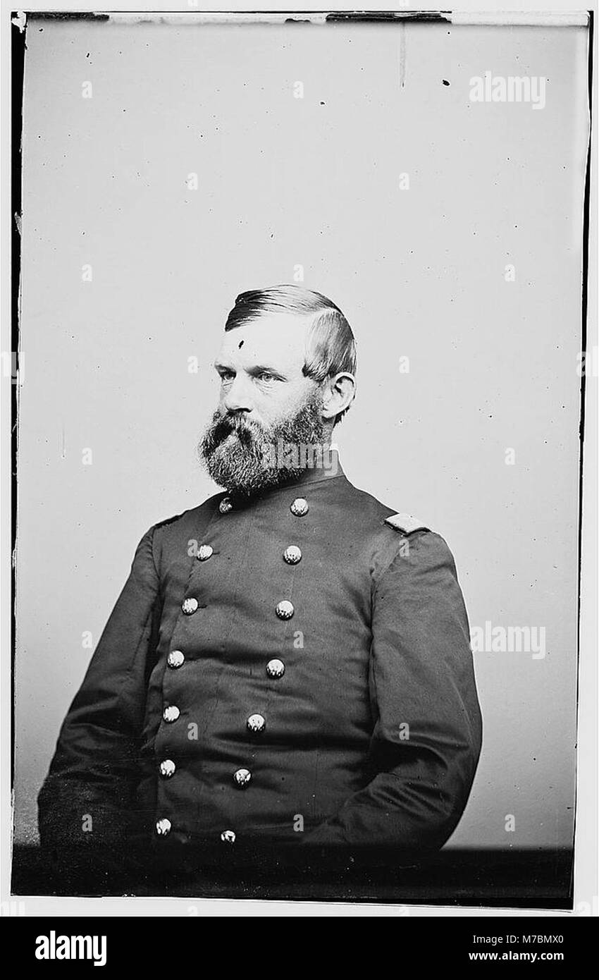 A portrait of Colonel George S. Burnham of the 22nd Connecticut ...