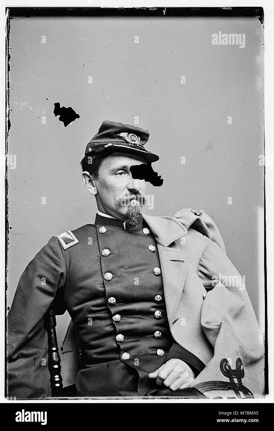 A portrait of Colonel George L. Willard, a leader of the 125th New York ...