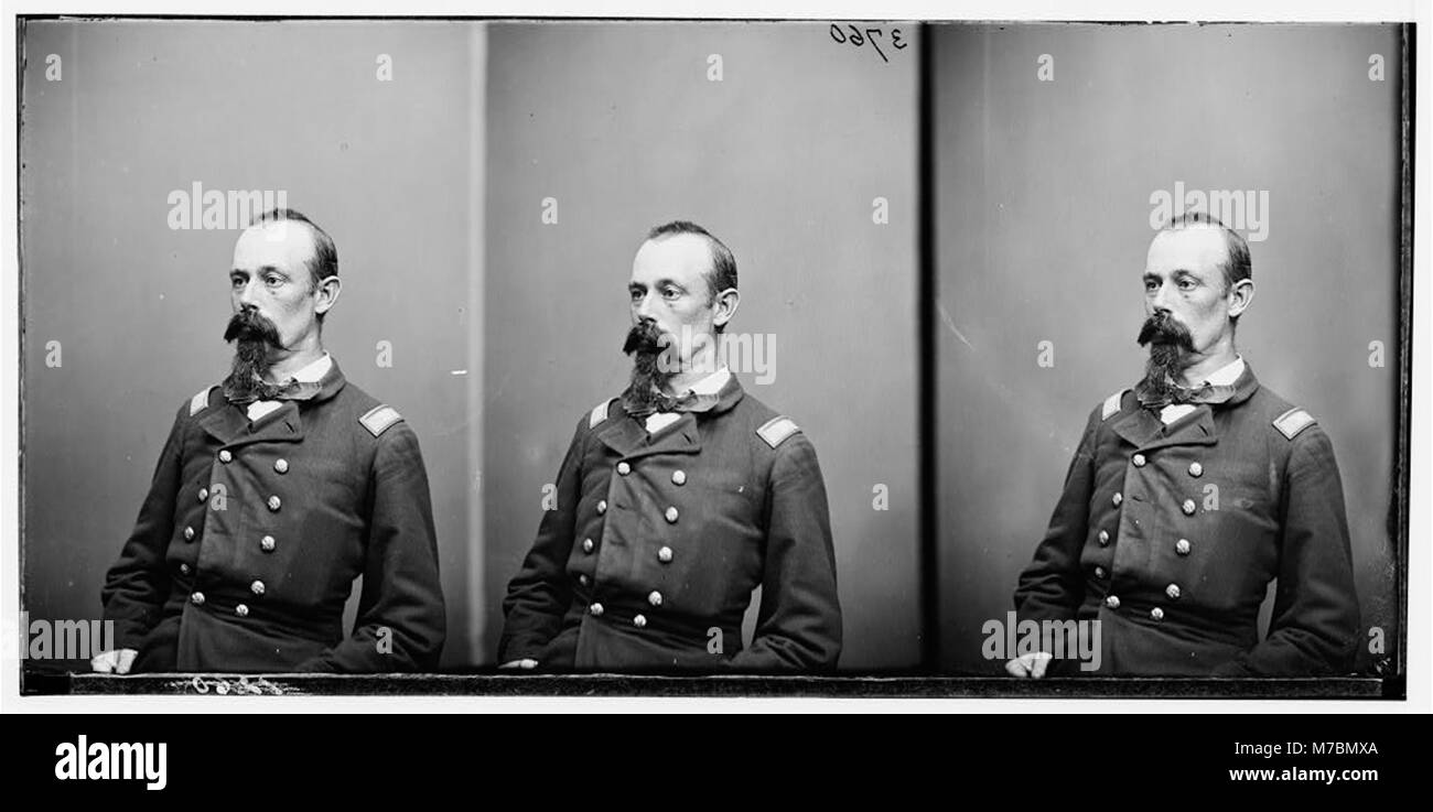 A photograph of Colonel H.B. Hall, showcasing his military uniform and ...