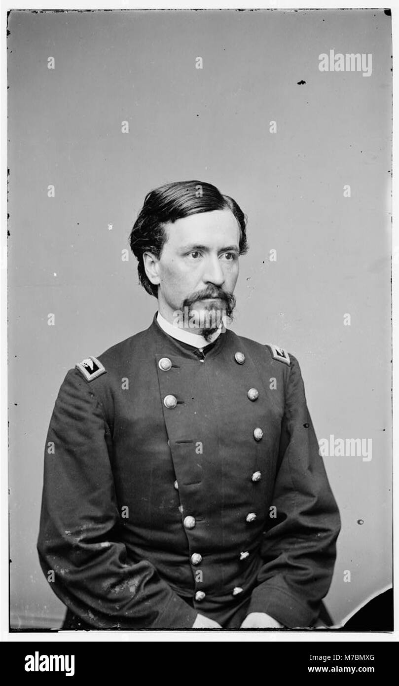 A portrait of Colonel H.L. Burnett, a U.S. Army Judge Advocate ...