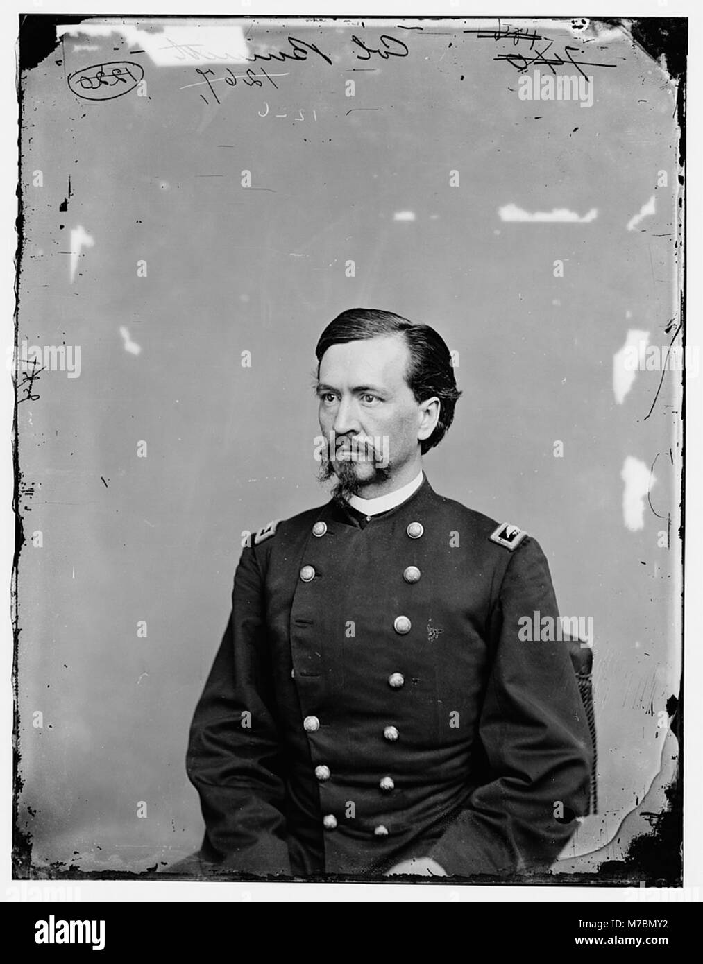 This image is a portrait of Colonel H. L. Burnett, a U.S. Army officer ...