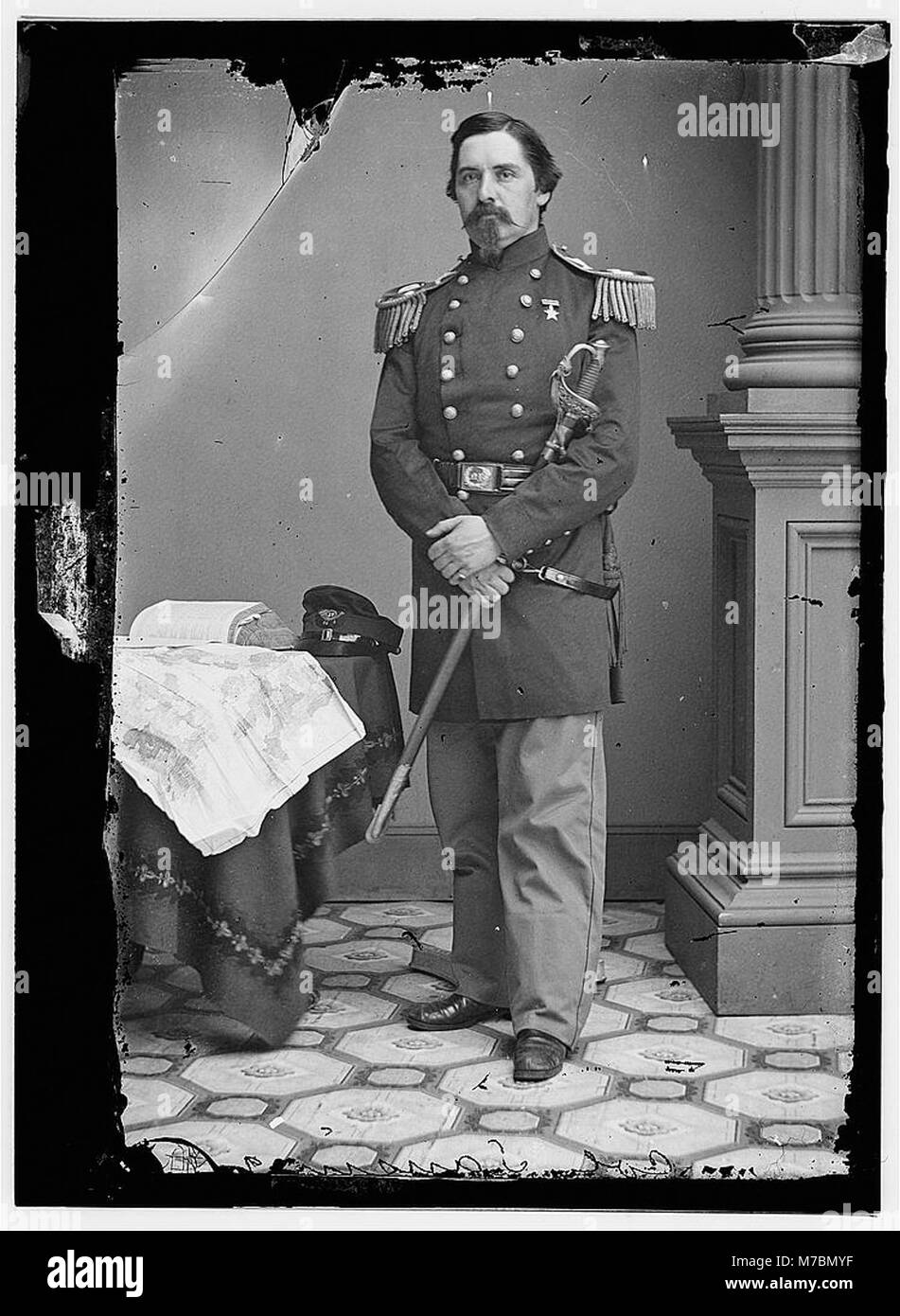 A portrait of Colonel Henry S. Lansing, a figure from the 17th New York ...