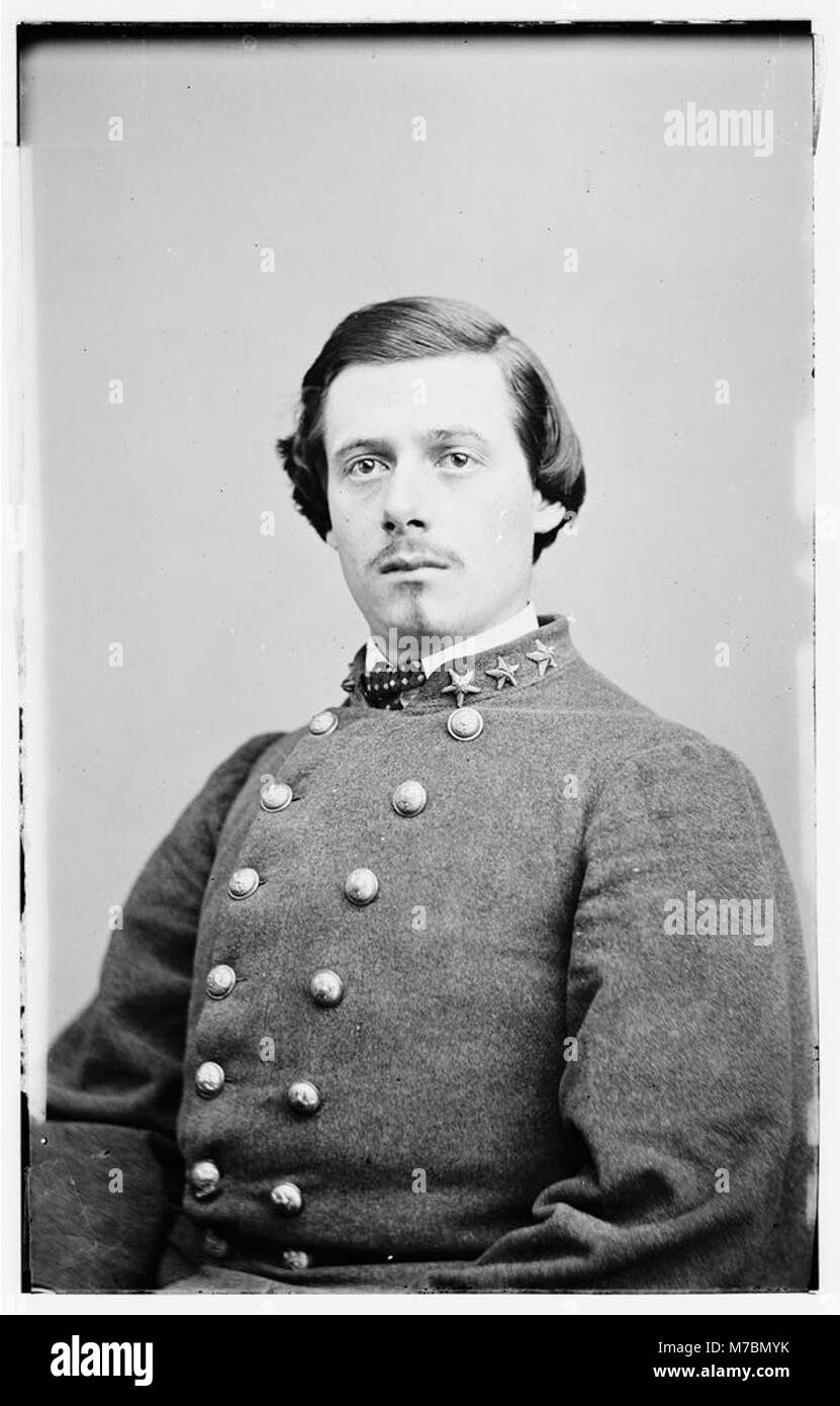 Portrait of Colonel Hinsdale, a Confederate officer in the American ...