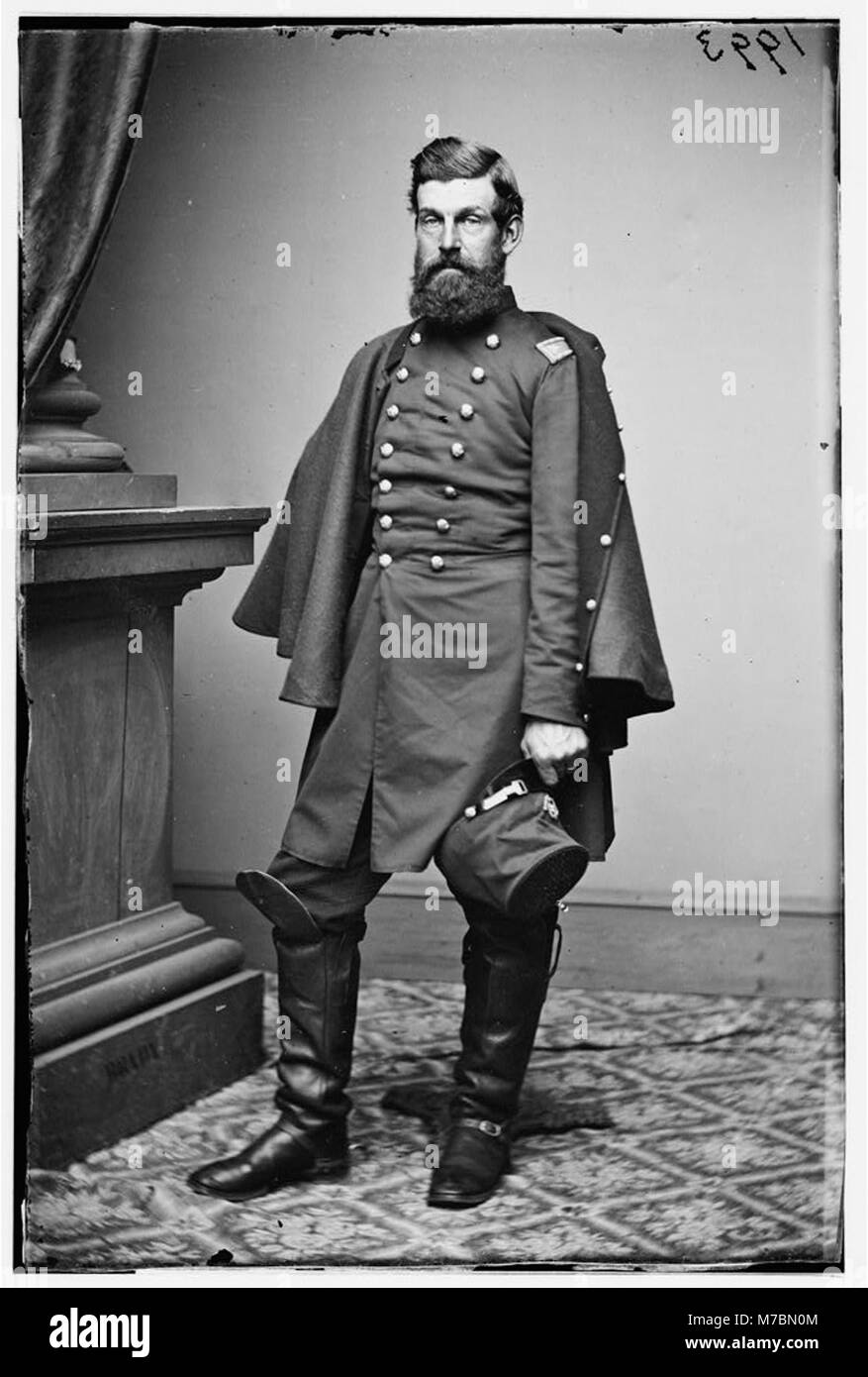A portrait of Colonel J.H. Simpson, a leader in the 4th New Jersey ...