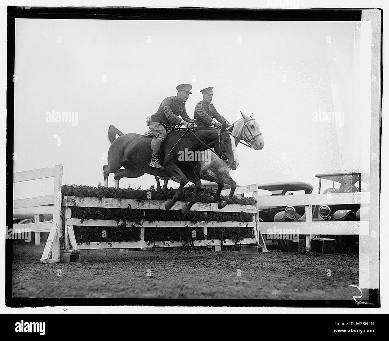 Colonel Quekemeyer and Lieutenant Cunningham are pictured together ...