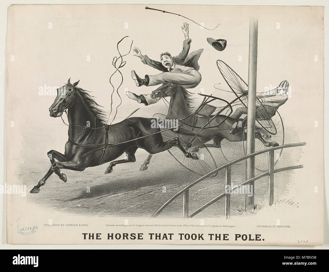 An image of a horse known for taking the pole position in a significant ...