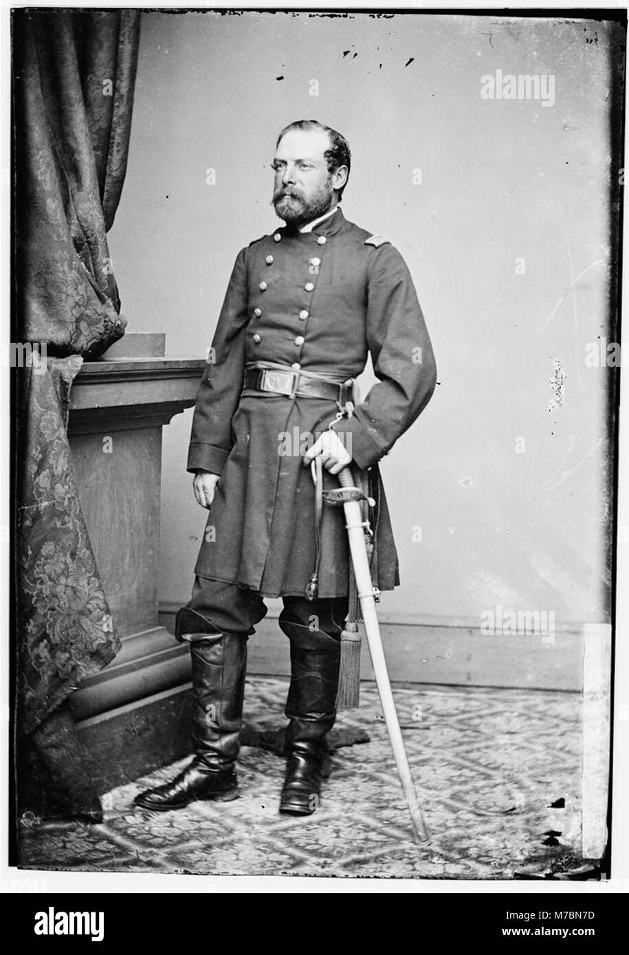 A portrait of Colonel W.S. Tilton, a leader of the 22nd Massachusetts ...