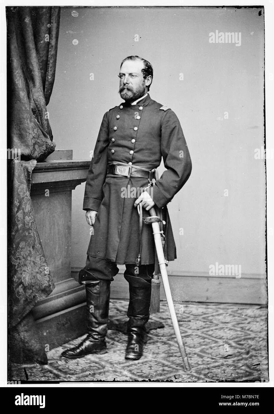 Union army colonel during the american civil war Black and White Stock ...