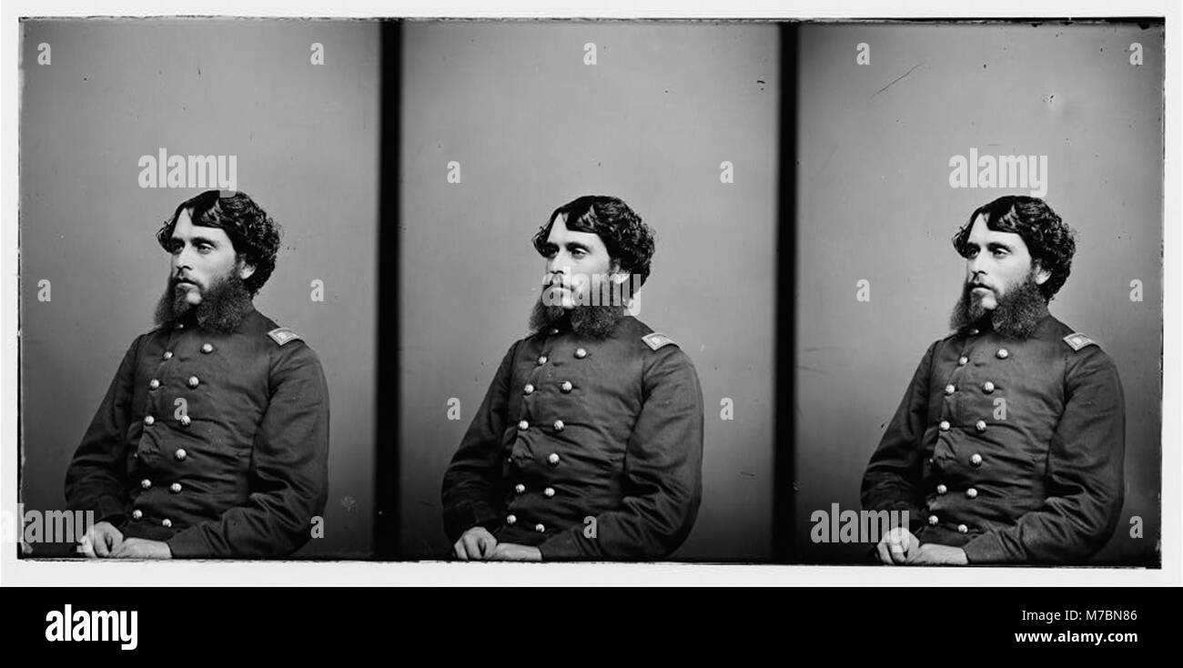 This photograph features Colonel William Sackett of the 9th New York ...