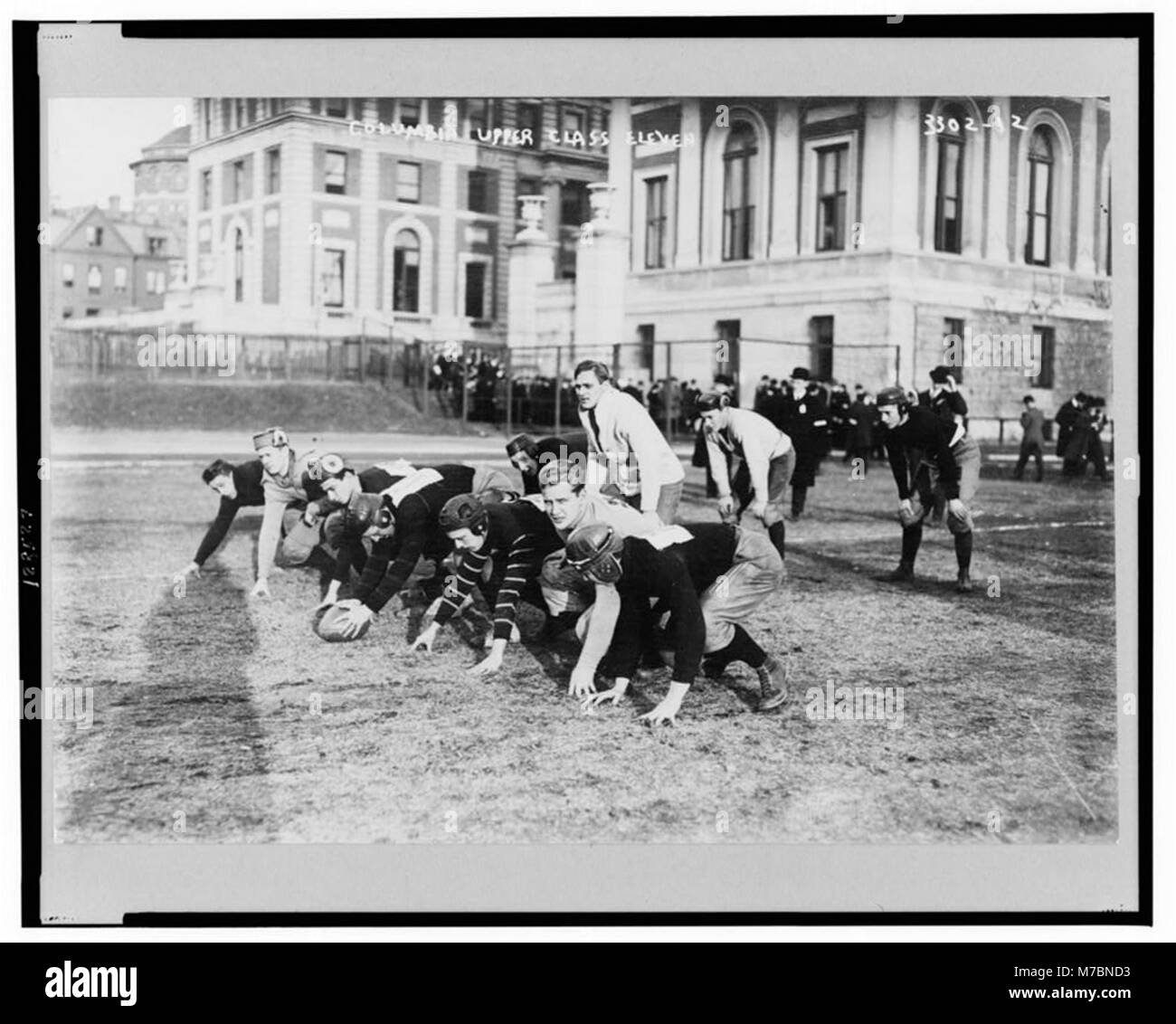 An image of the Columbia University football team, specifically the ...