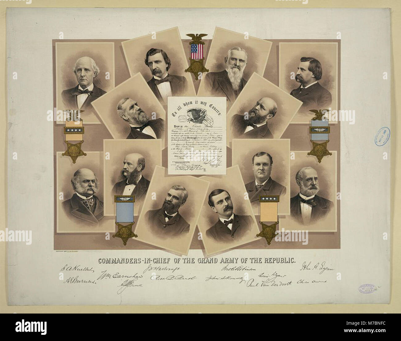 A historical portrait of the commanders-in-chief of the Grand Army of ...