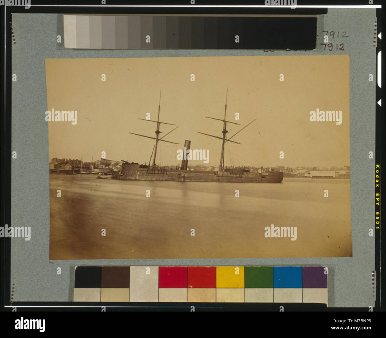 The Confederate ironclad Stonewall, a heavily armored warship used ...