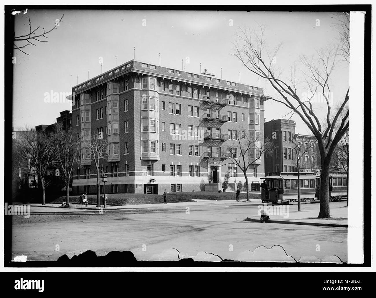 The Congressional apartment house, a historic building known for its ...