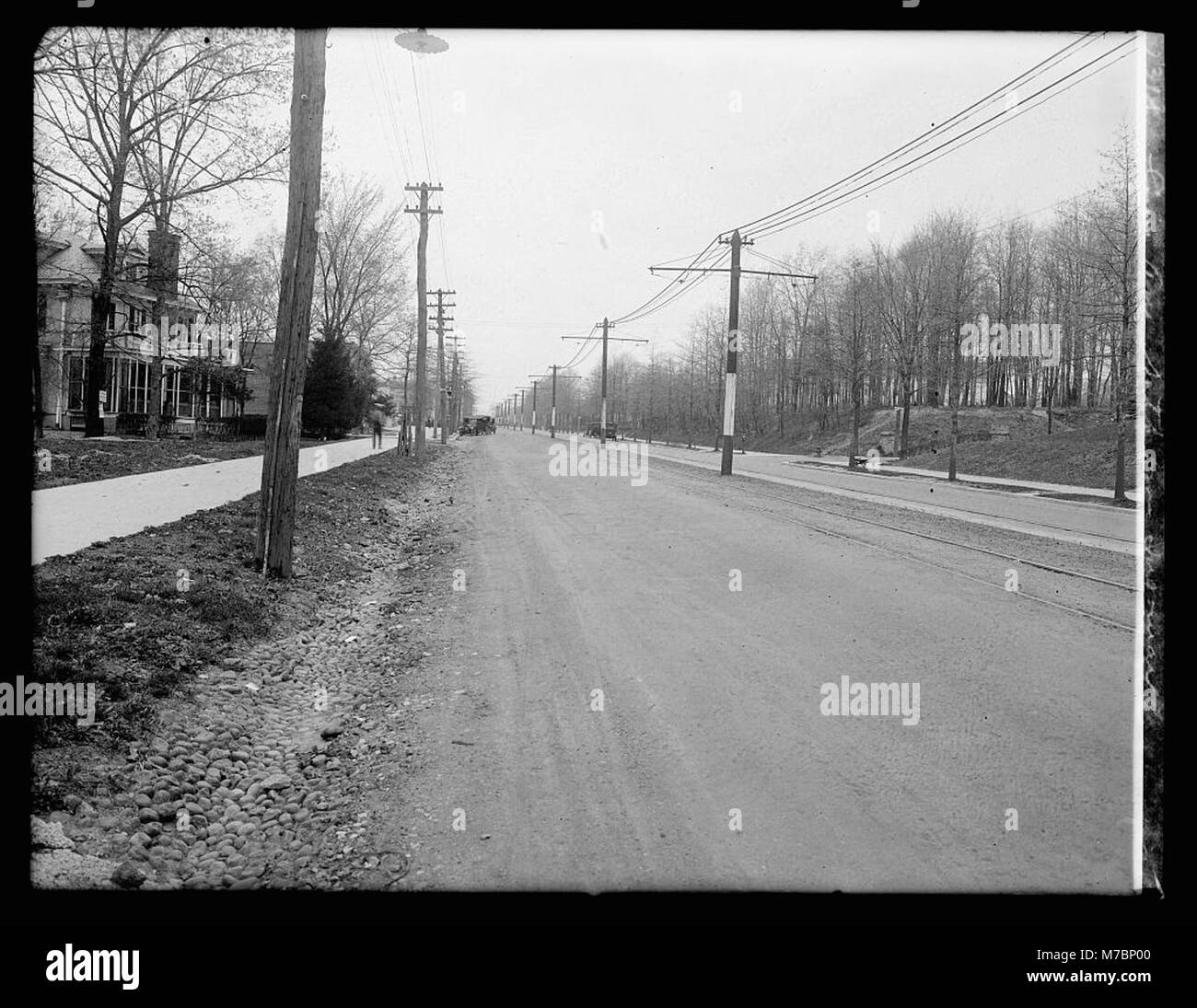 A photograph of Connecticut Avenue in Washington, D.C., looking north ...