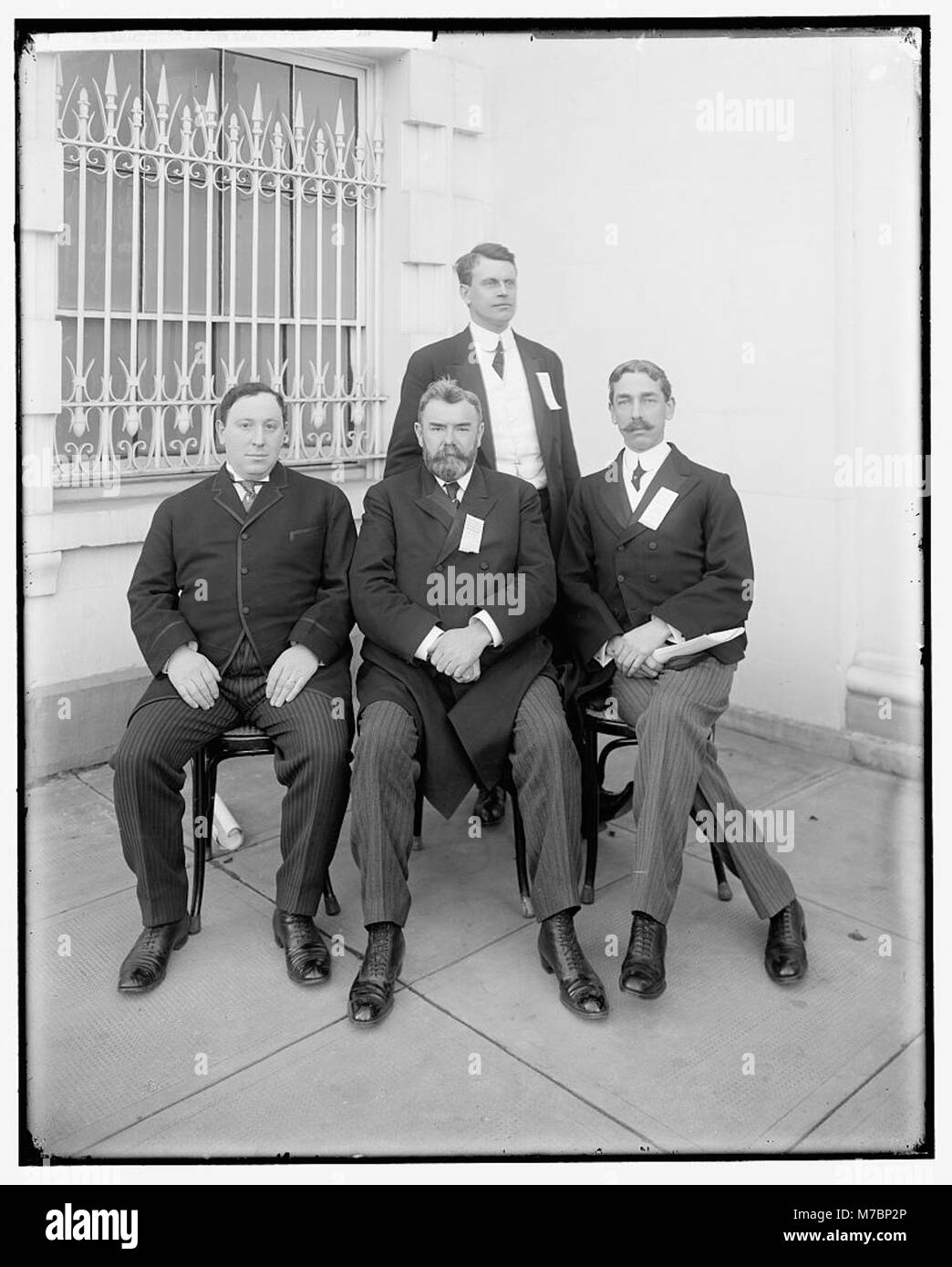 A historical photograph from the Convention of Dependent Children, an ...