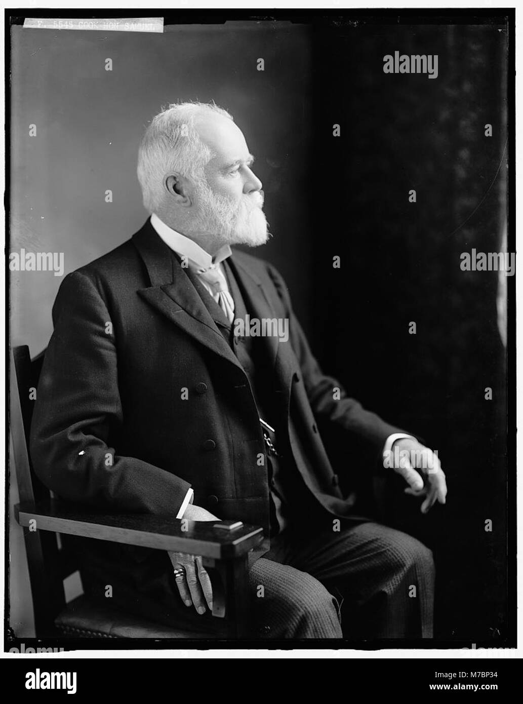 A portrait of Samuel Cook, known as the Honorable, depicting his ...