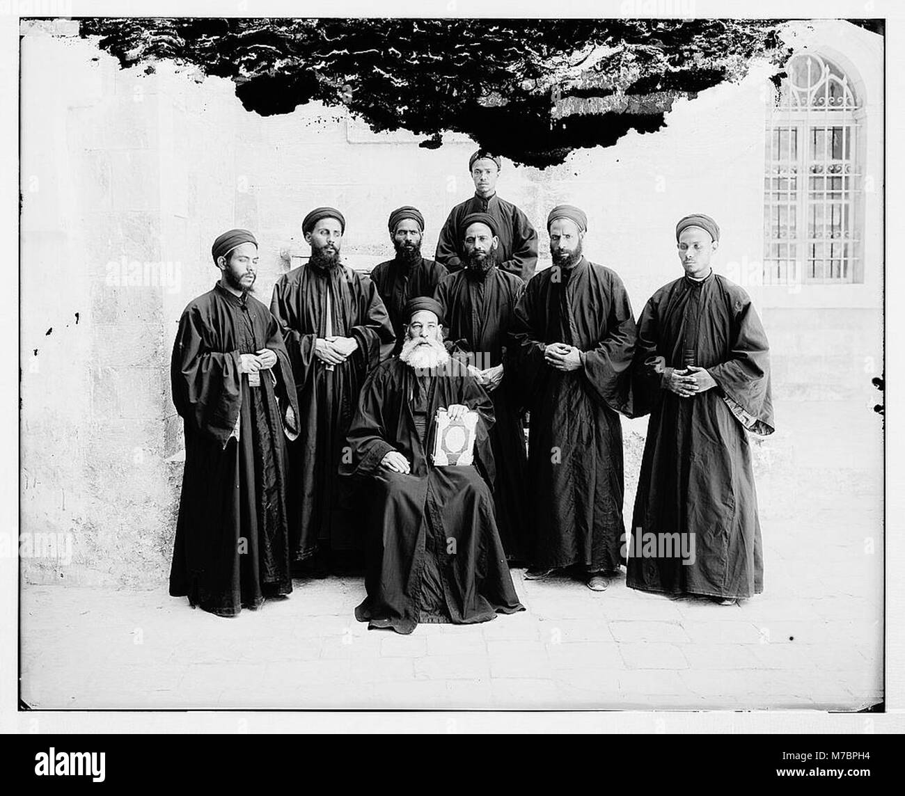 Costumes and characters, etc. Coptic monks LOC matpc.06808 Stock Photo ...