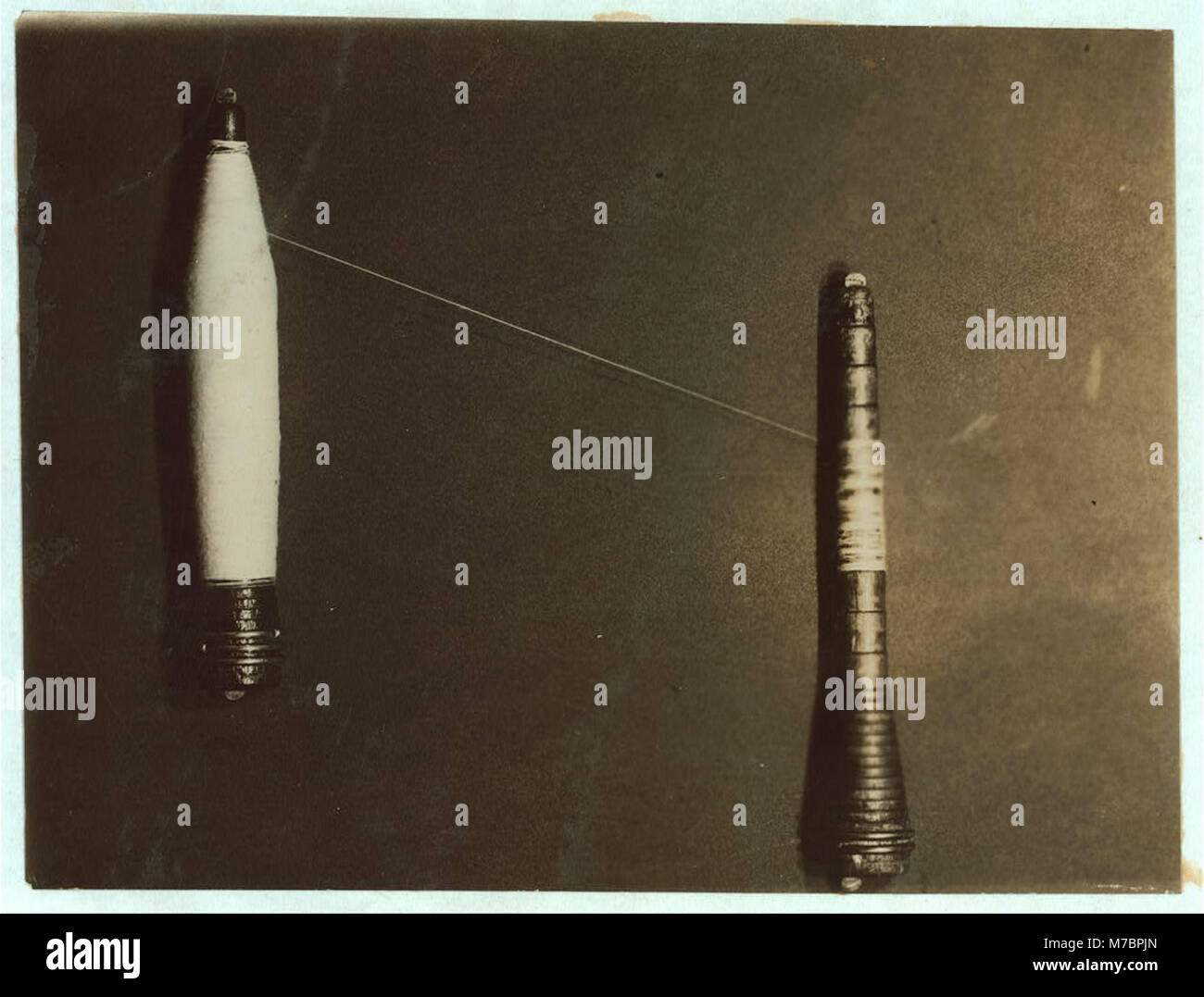 A close-up photograph of cotton bobbins, showcasing the textile ...