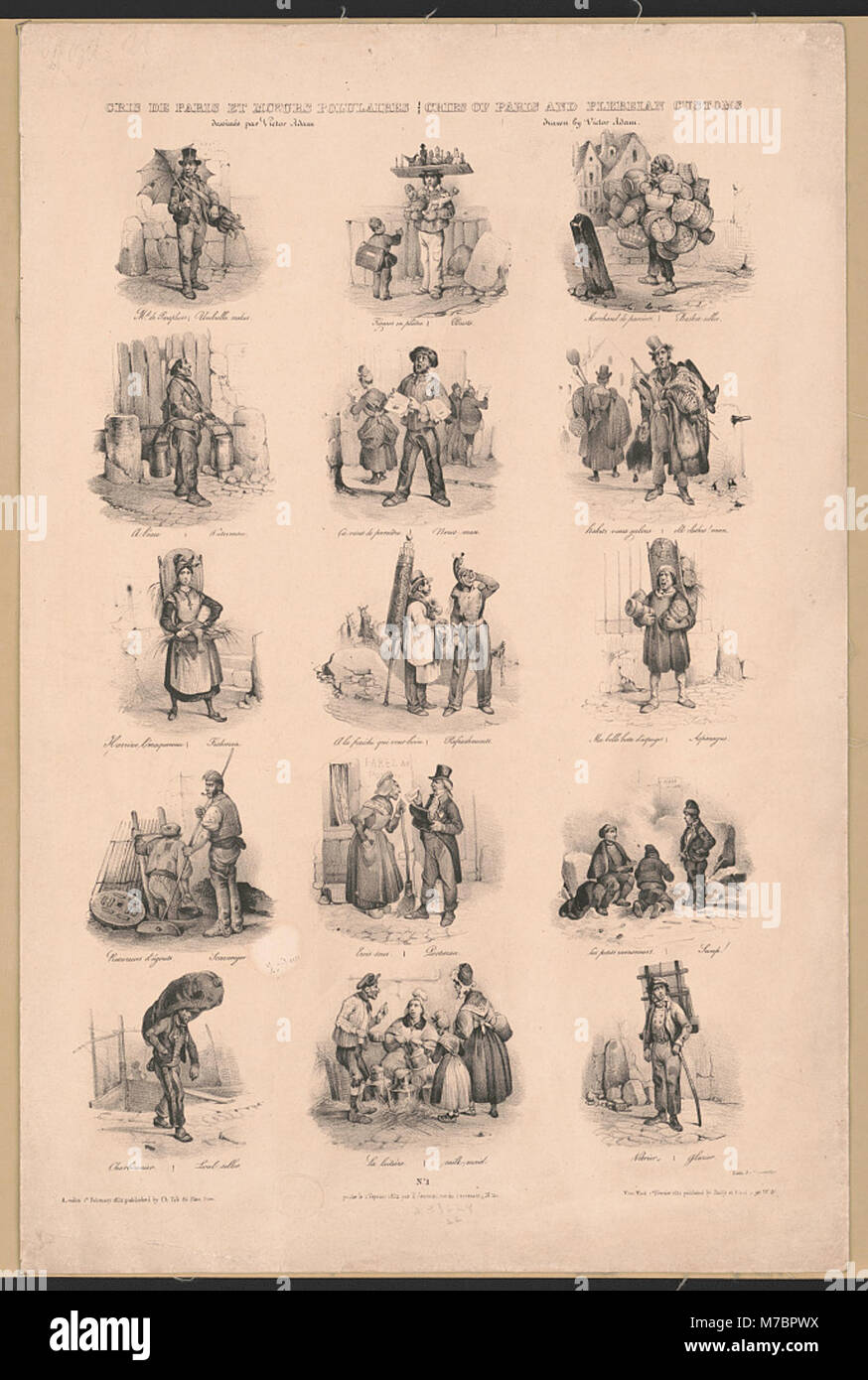 A historical depiction of the popular cries and customs of Paris ...
