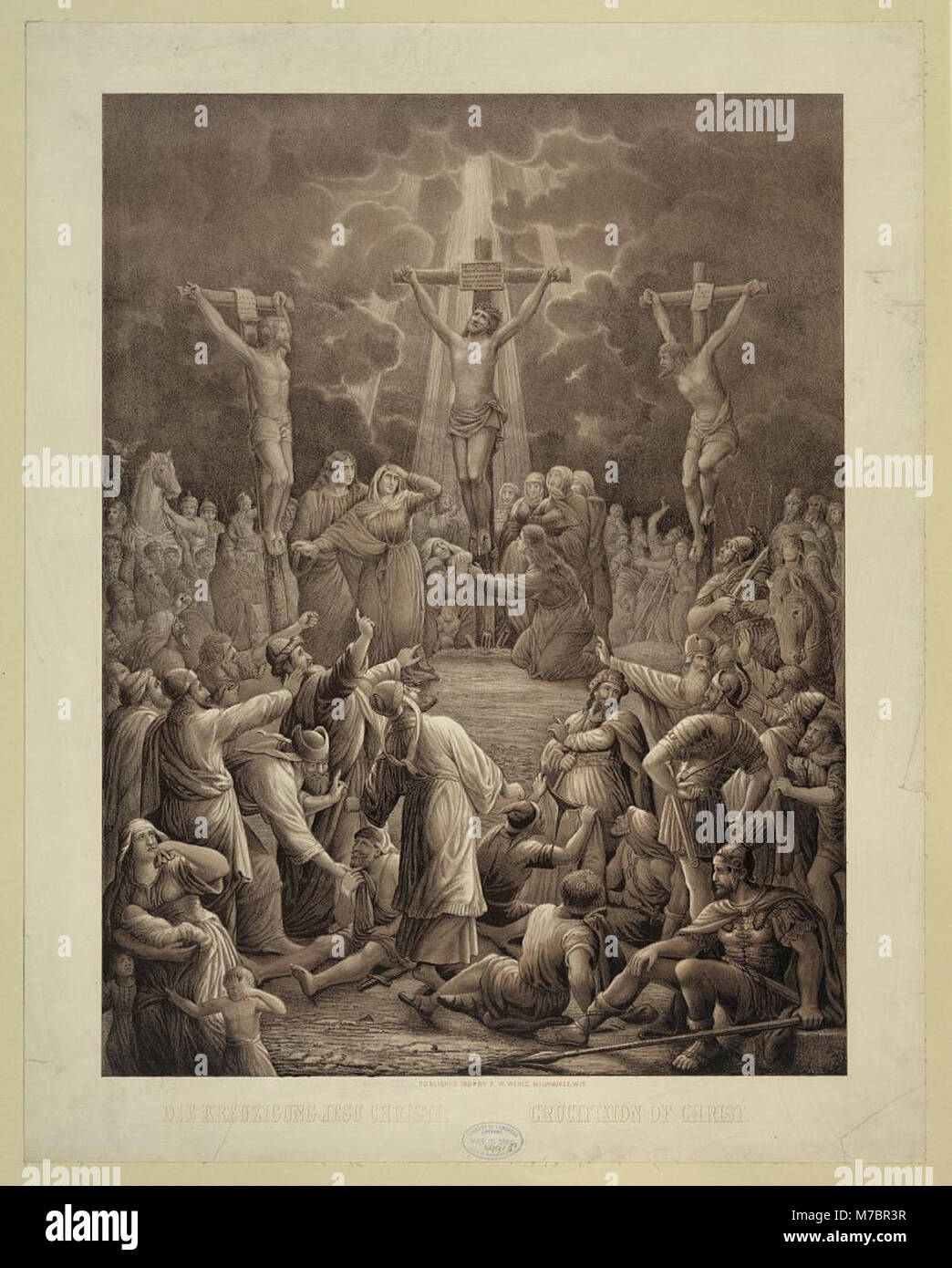 The Crucifixion of Christ, a significant religious event depicted in ...