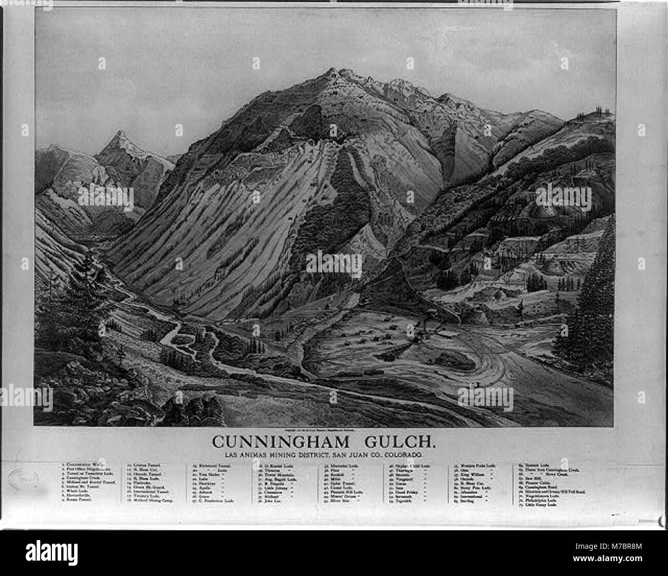 Cunningham Gulch is located within the Las Animas Mining District in ...