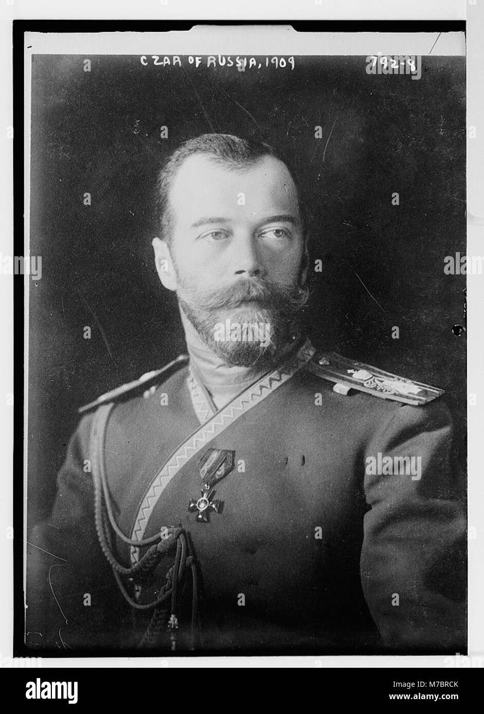A portrait of the Czar of Russia, depicting the monarch's role in ...