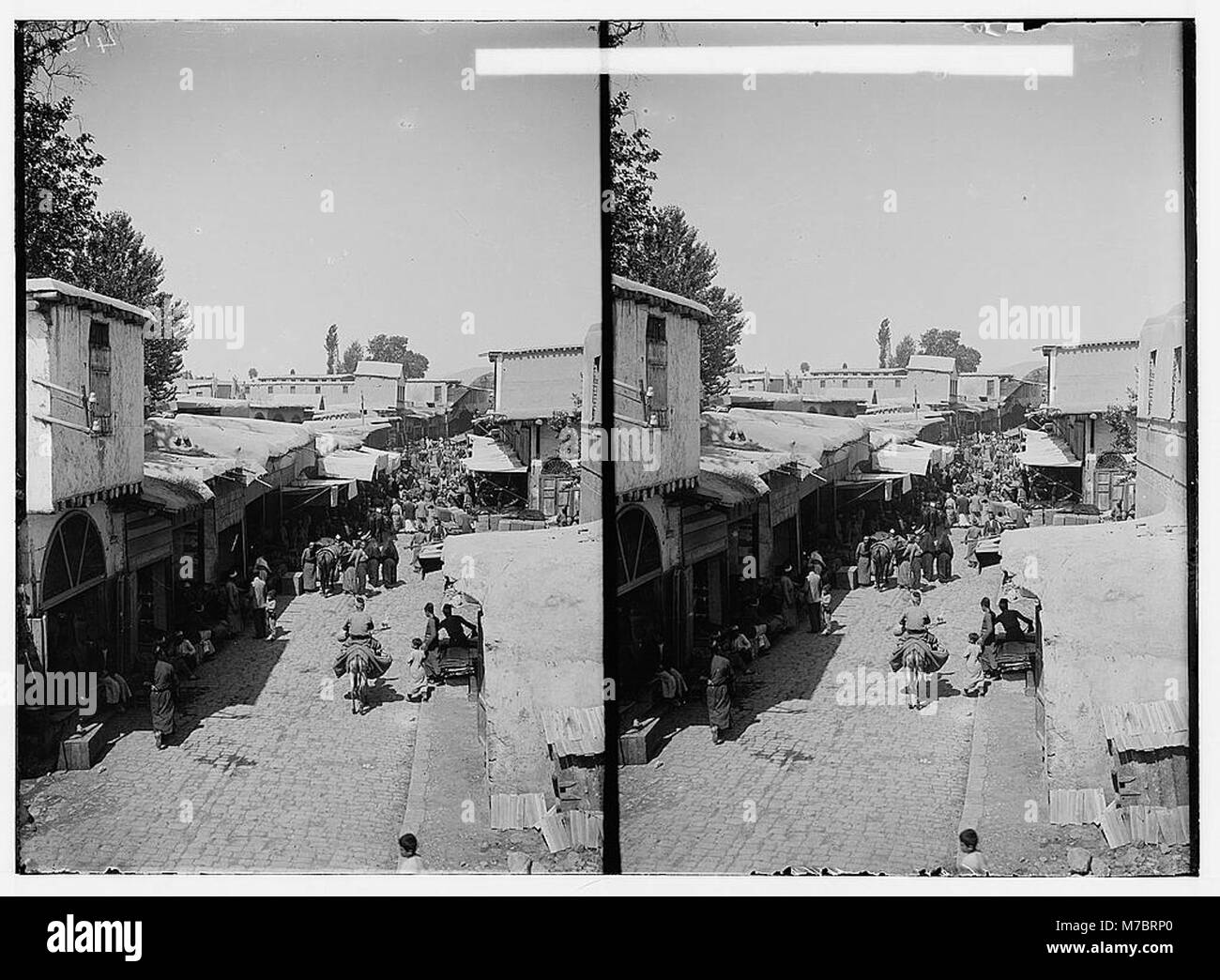 A street scene from old Damascus, Syria, showcasing its ancient ...
